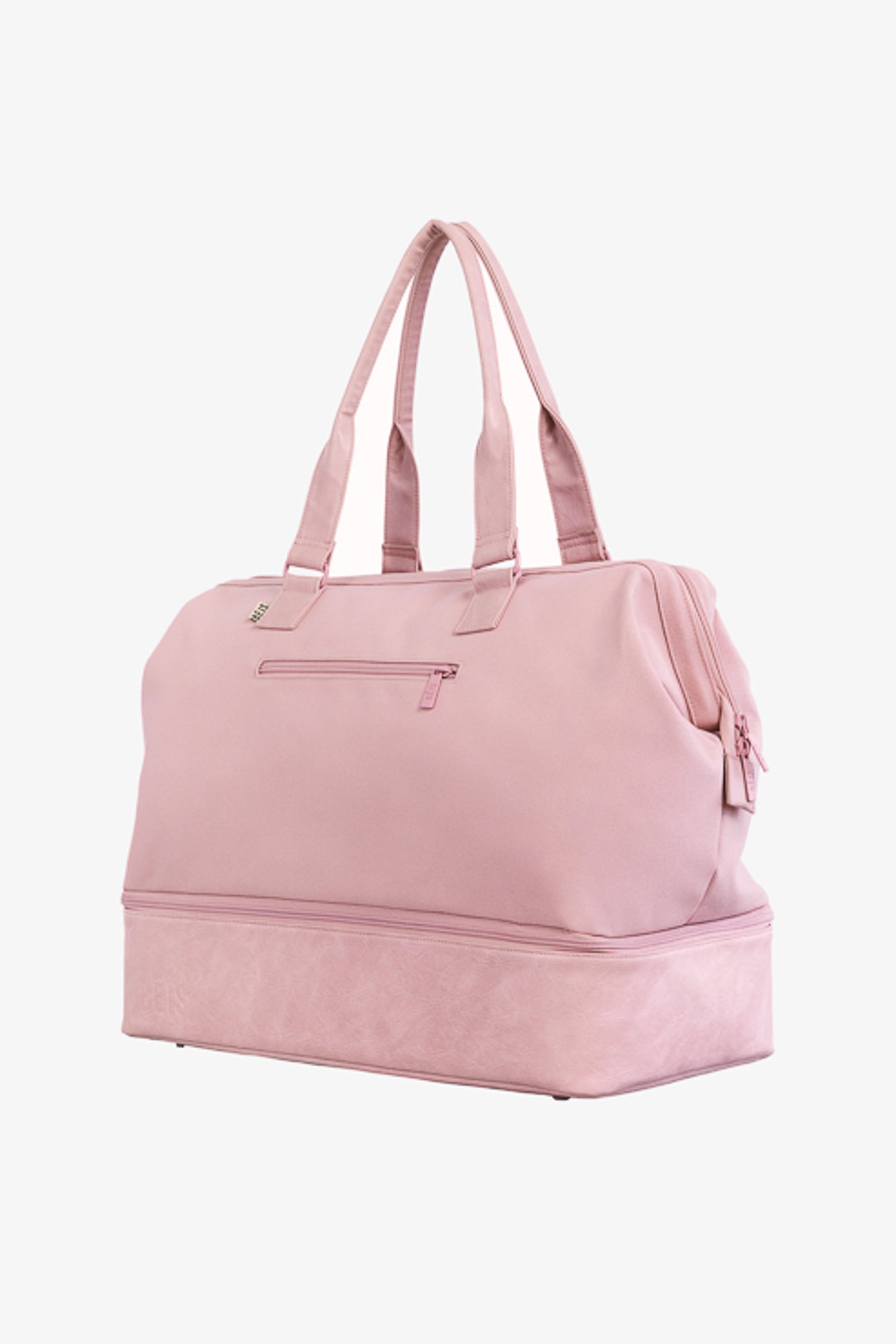 BÉIS 'The Weekender' in Atlas Pink - Weekender Travel Bag in Pink
