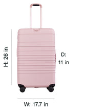 BÉIS 'The Medium Check-In Roller' in Atlas Pink - 26 In Pink Luggage ...