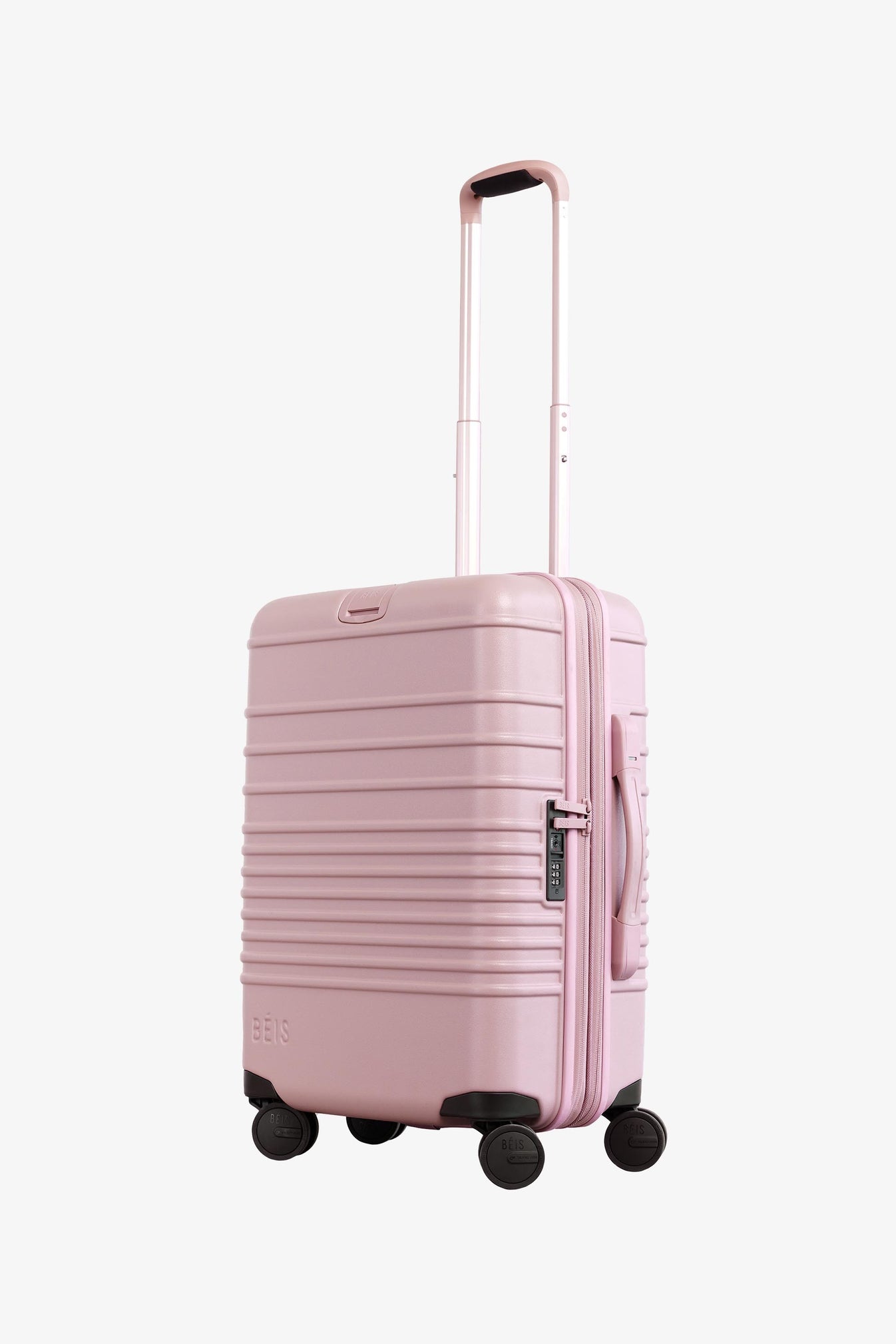 BÉIS 'The Carry-On Roller' in Atlas Pink - Pink Carry On Suitcase ...