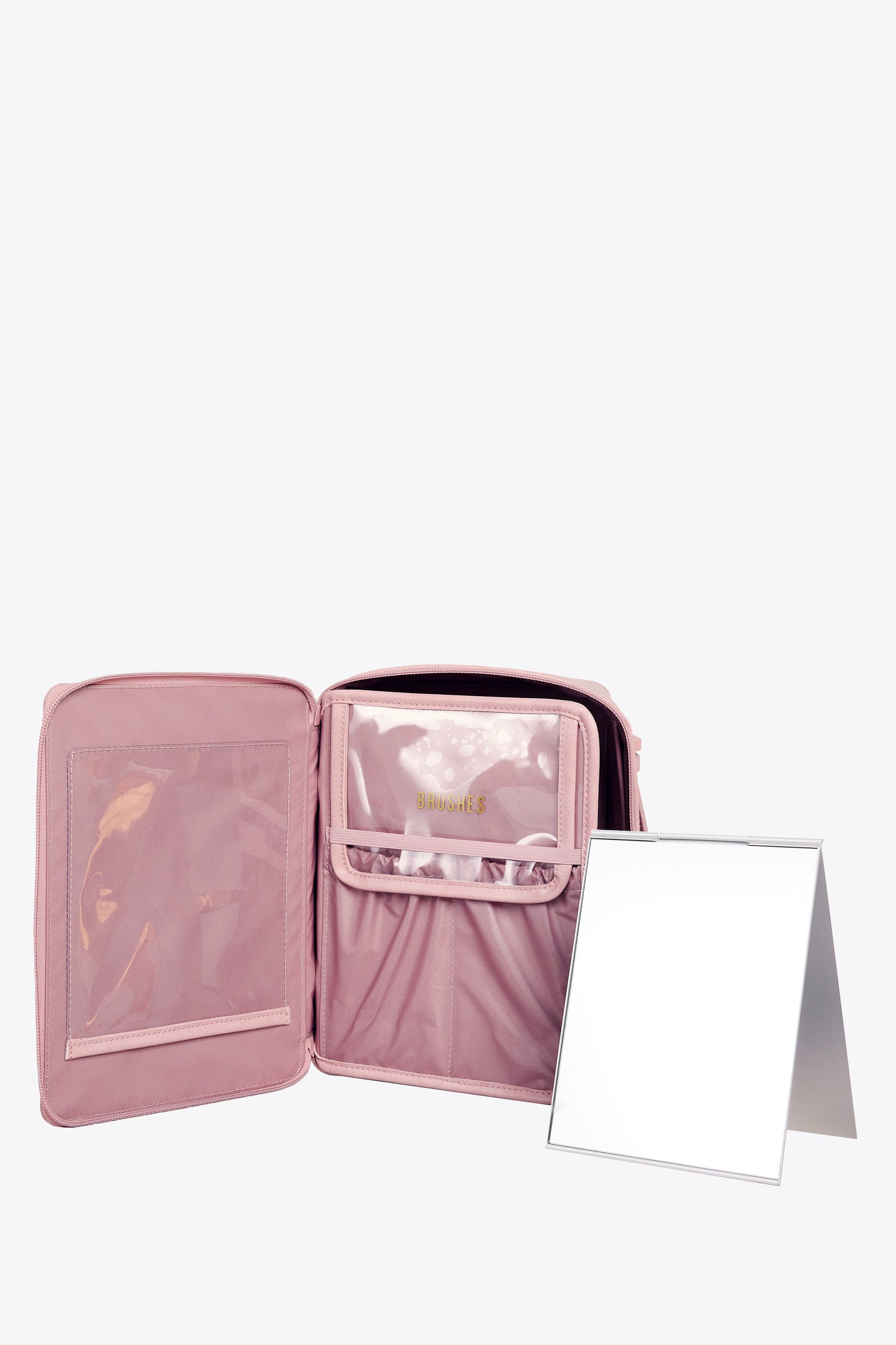 BÉIS 'The Cosmetic Case' In Atlas Pink - Pink Makeup Organizer & Travel ...