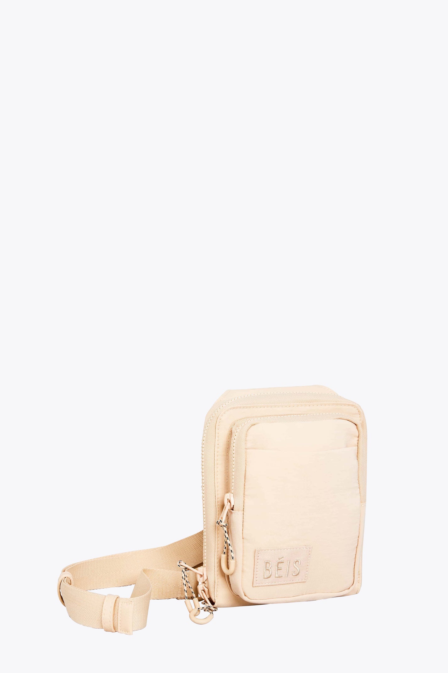 BÉIS 'The Sport Sling' in Beige - Crossbody Athletic Gym Bag