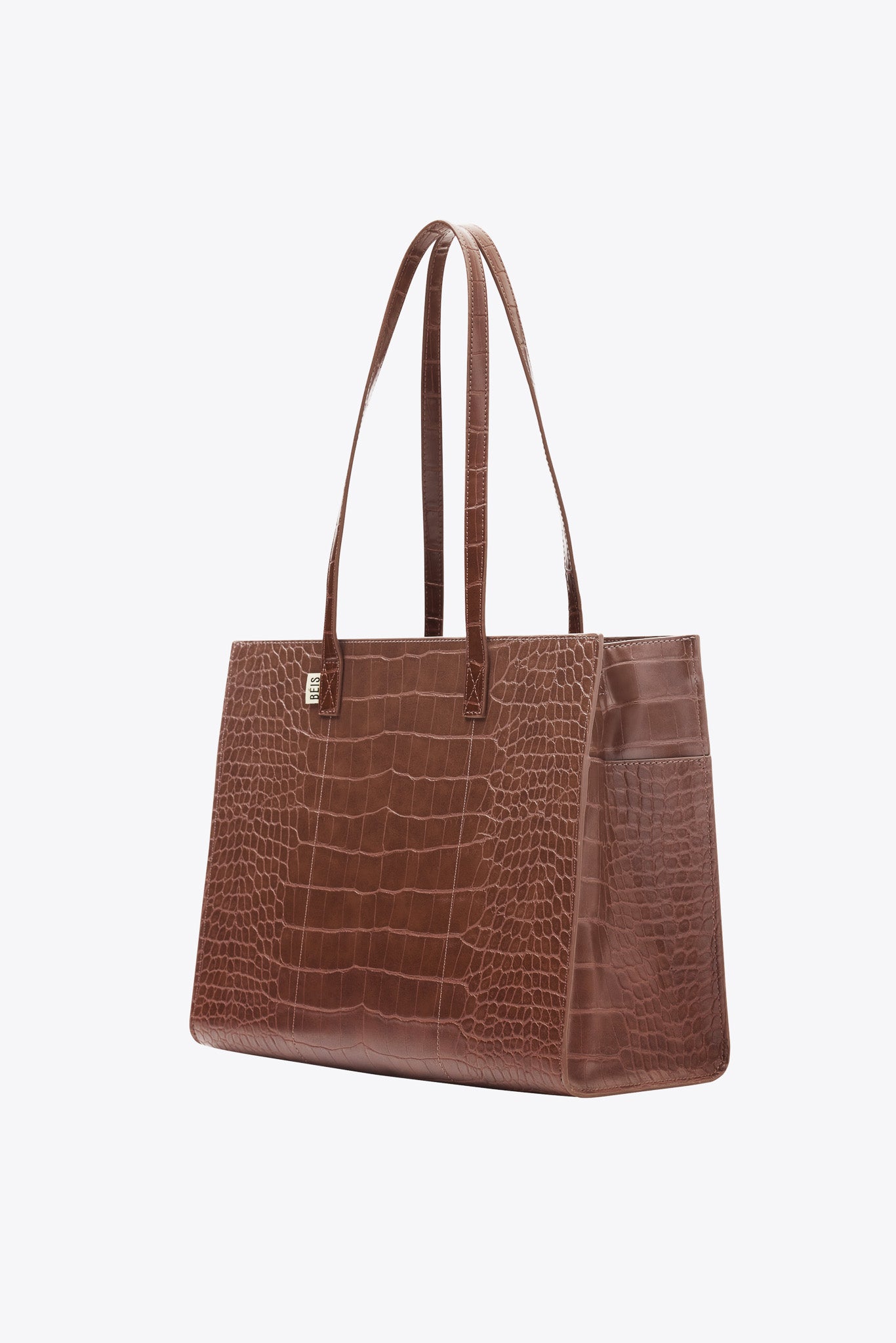 BÉIS 'The Work Tote' in Maple - Brown Laptop Bag & Office Work Tote