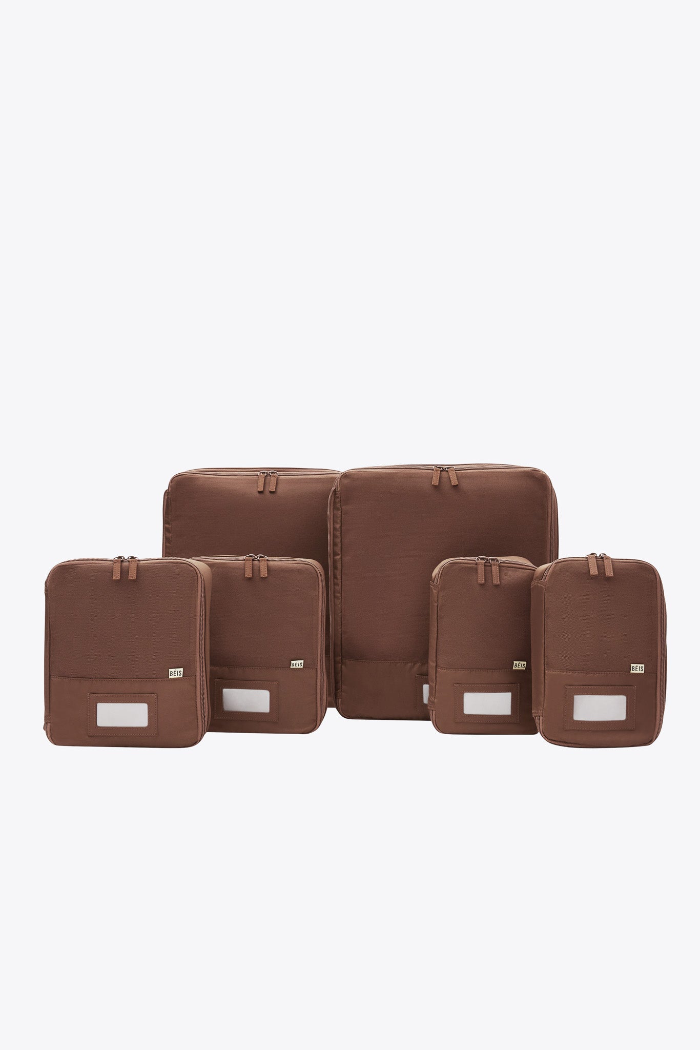 BÉIS 'The Compression Packing Cubes 6 pc' in Maple - 6 Piece Set Of ...