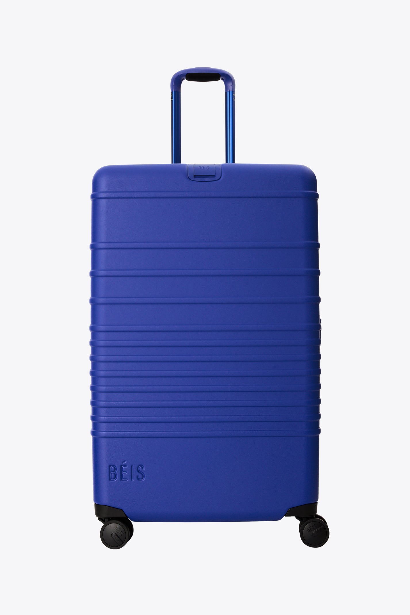 BÉIS 'The Large Check-In Roller' in Cobalt Blue - 29" Large Checked ...
