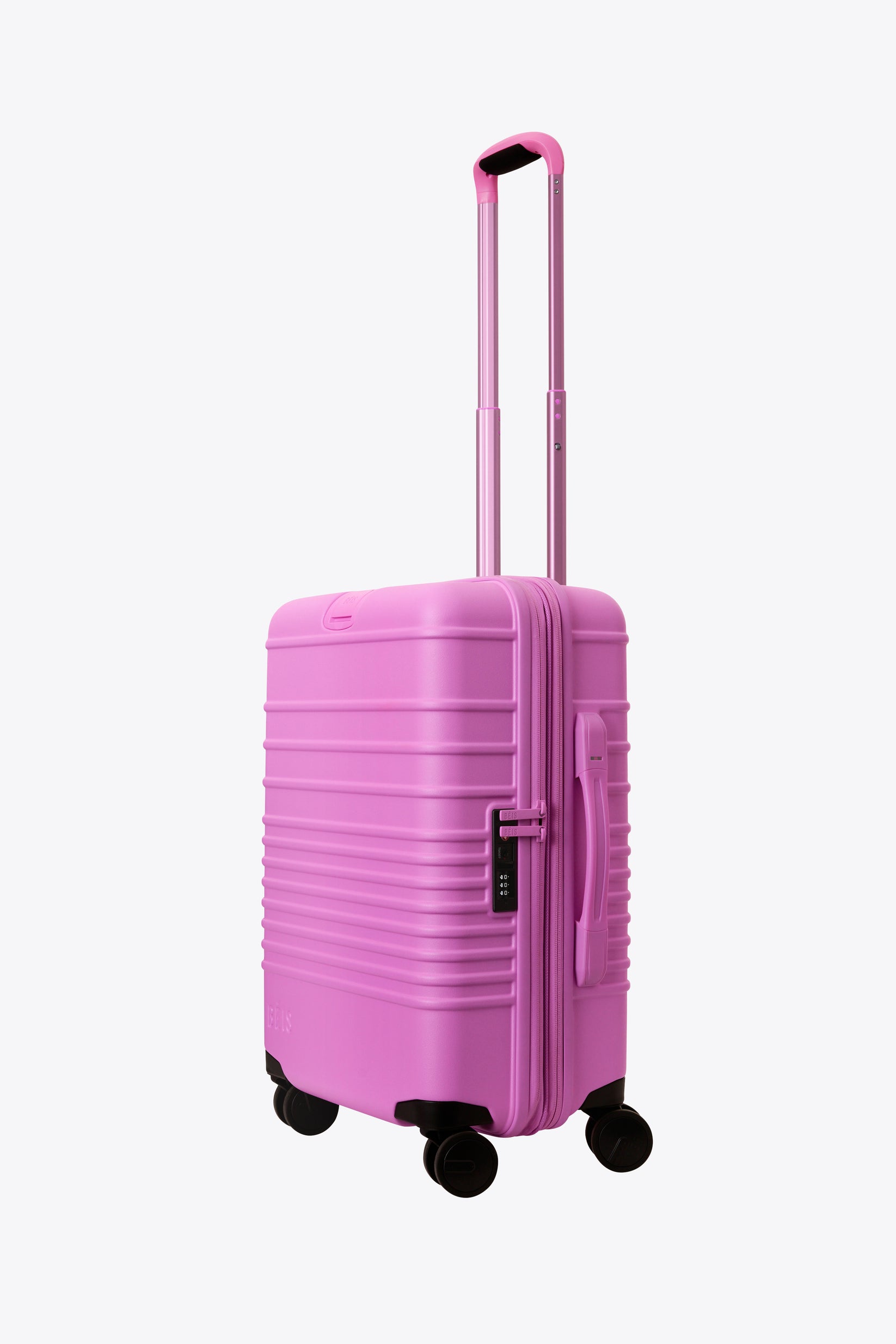 BÉIS 'The Carry-On Roller' in Berry - Durable Carry-On Rolling Luggage ...