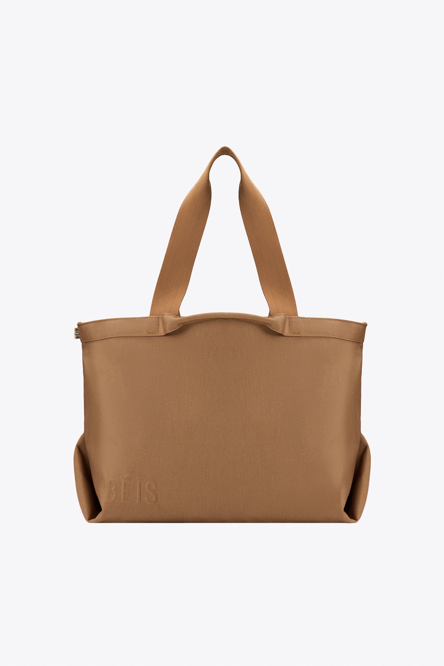 BÉIS 'The Travel Tote' in Camel - Best Large Travel Tote Bag with ...