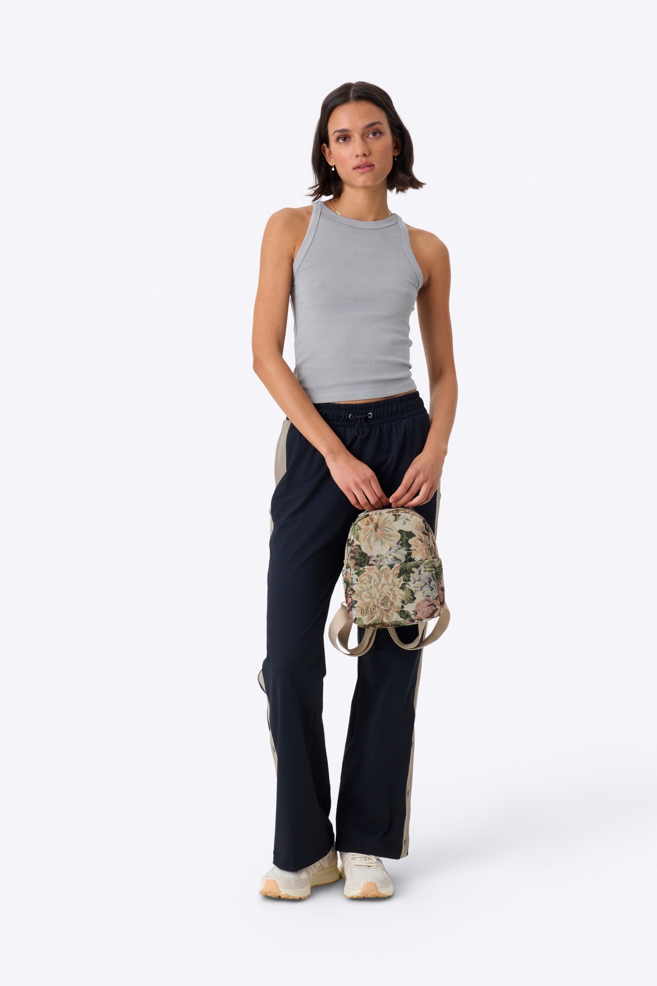 BÉIS 'The Mini Backpack' in Vintage Floral - Small Backpacks for Travel ...