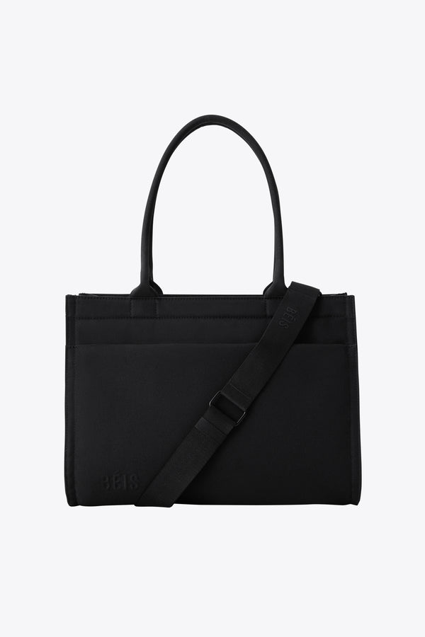 BÉIS 'The Book Tote' in Black - Book Tote Bag in Black