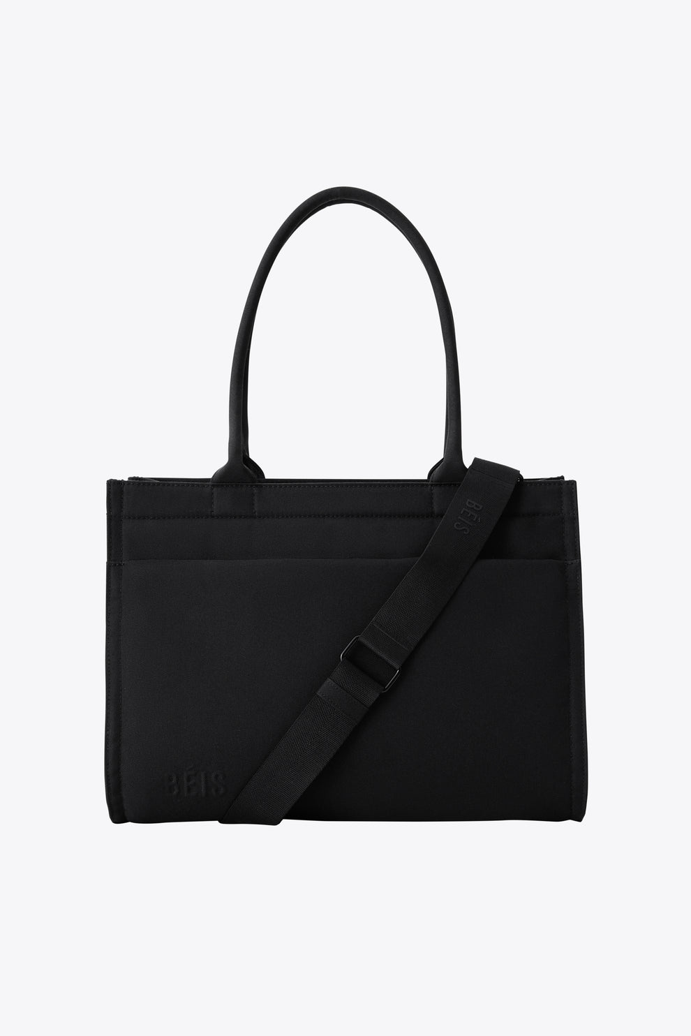 BÉIS 'The Book Tote' in Black - Book Tote Bag in Black