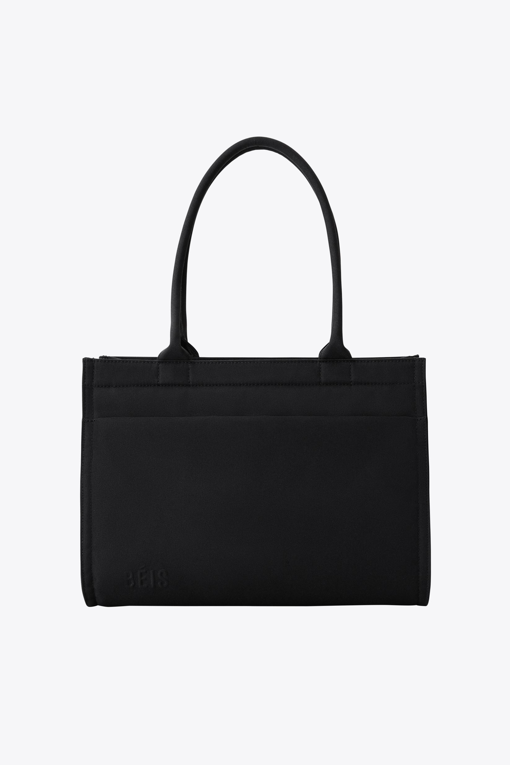 BÉIS 'The Book Tote' in Black - Book Tote Bag in Black