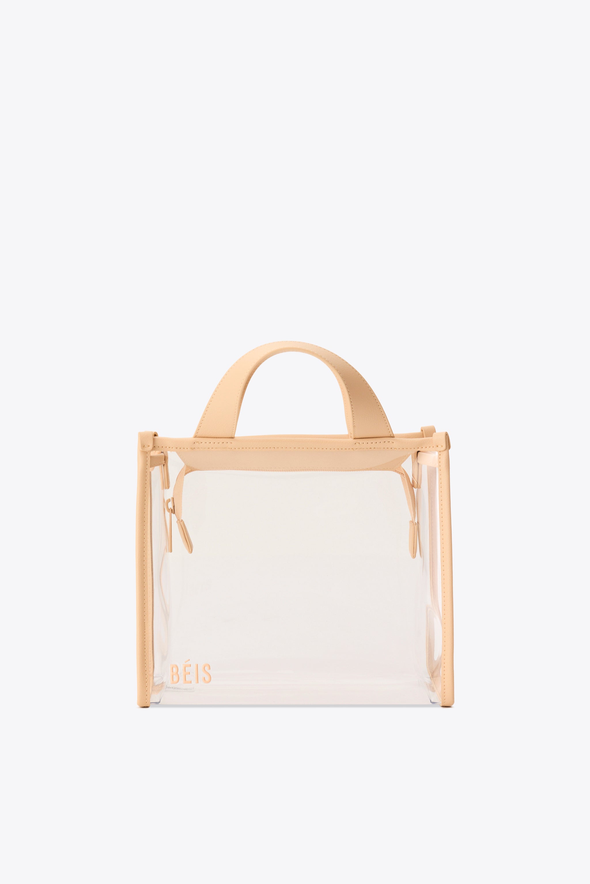 BÉIS 'The Stadium Crossbody'' in Clear with Beige Trim - Small Clear ...