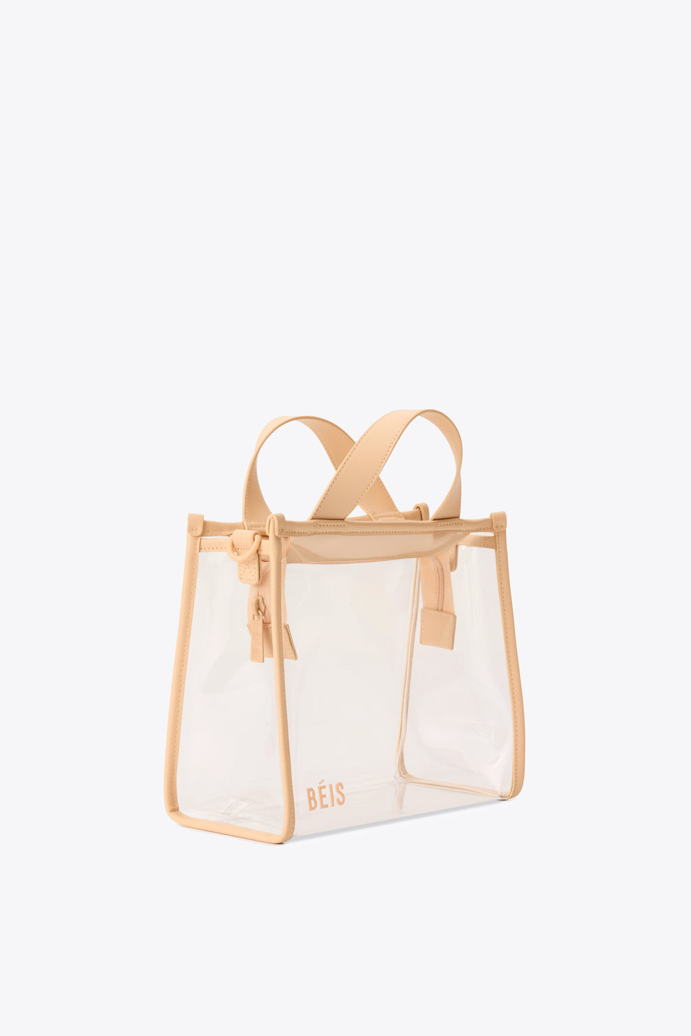 BÉIS 'The Stadium Crossbody'' in Clear with Beige Trim - Small Clear ...