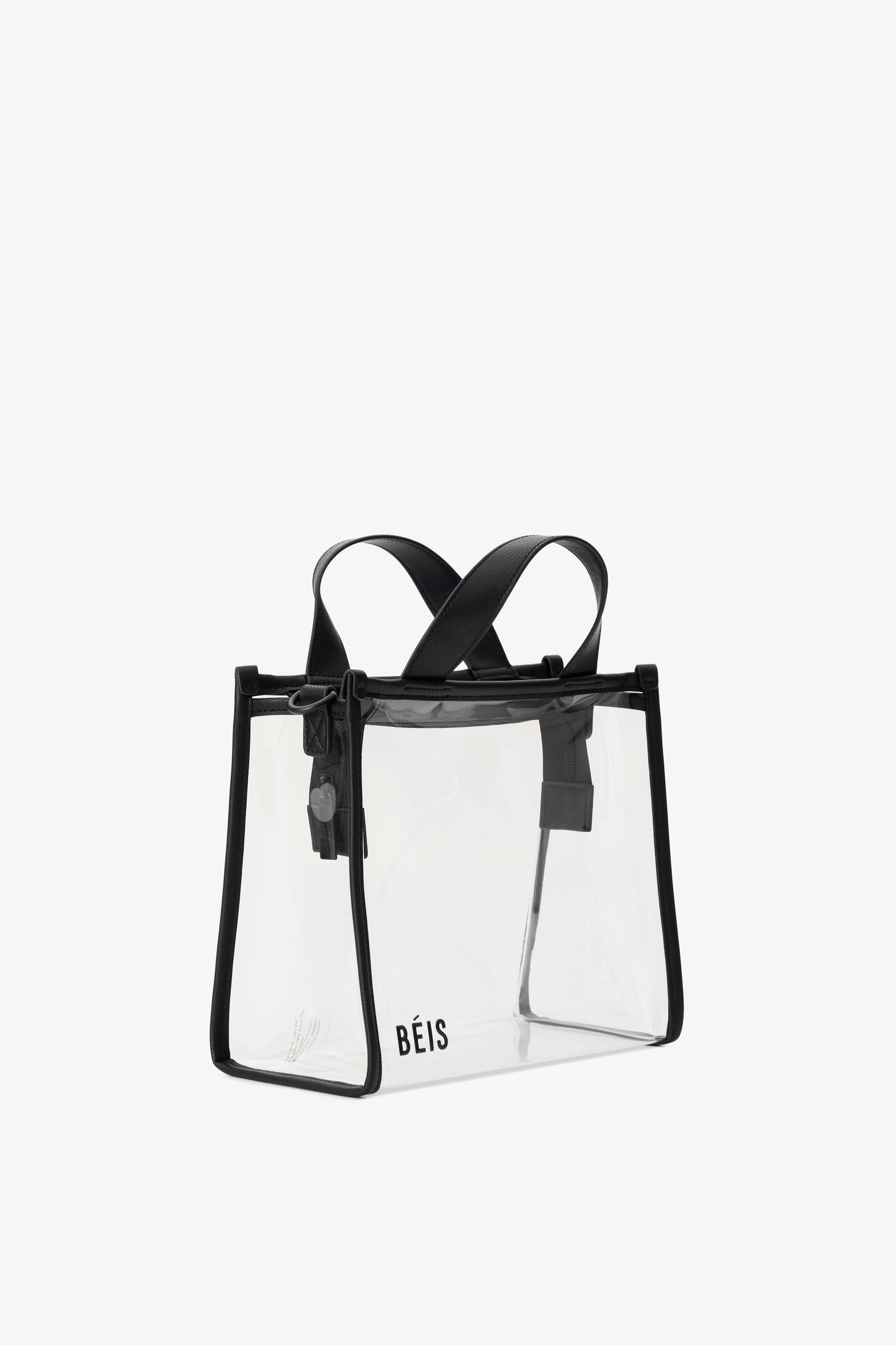 BÉIS 'The Stadium Crossbody'' in Clear with Black Trim - Small Clear ...
