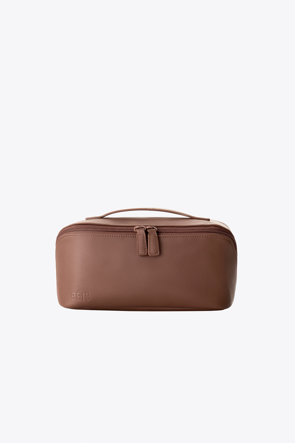 BÉIS 'The Essential Toiletry Kit' in Maple - Wide Opening Brown Travel ...
