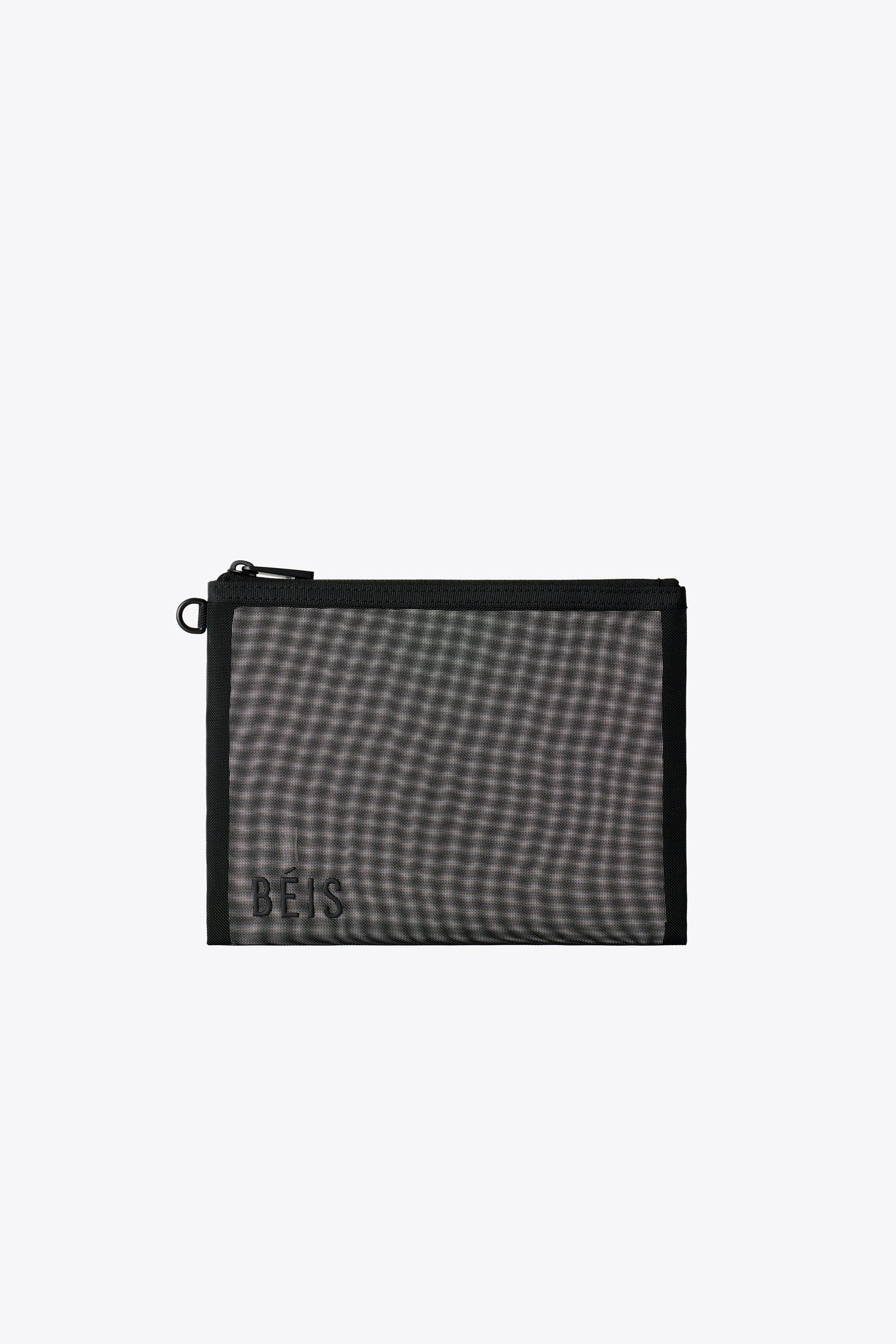 BÉIS 'The Mesh Pouch Duo' in Black - Mesh Travel Bags With Zippers For ...