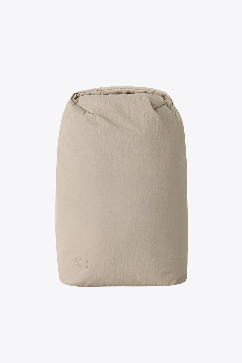 BÉIS 'The Air Backpack' in Oat - Lightweight Oat Travel Backpack 28L ...