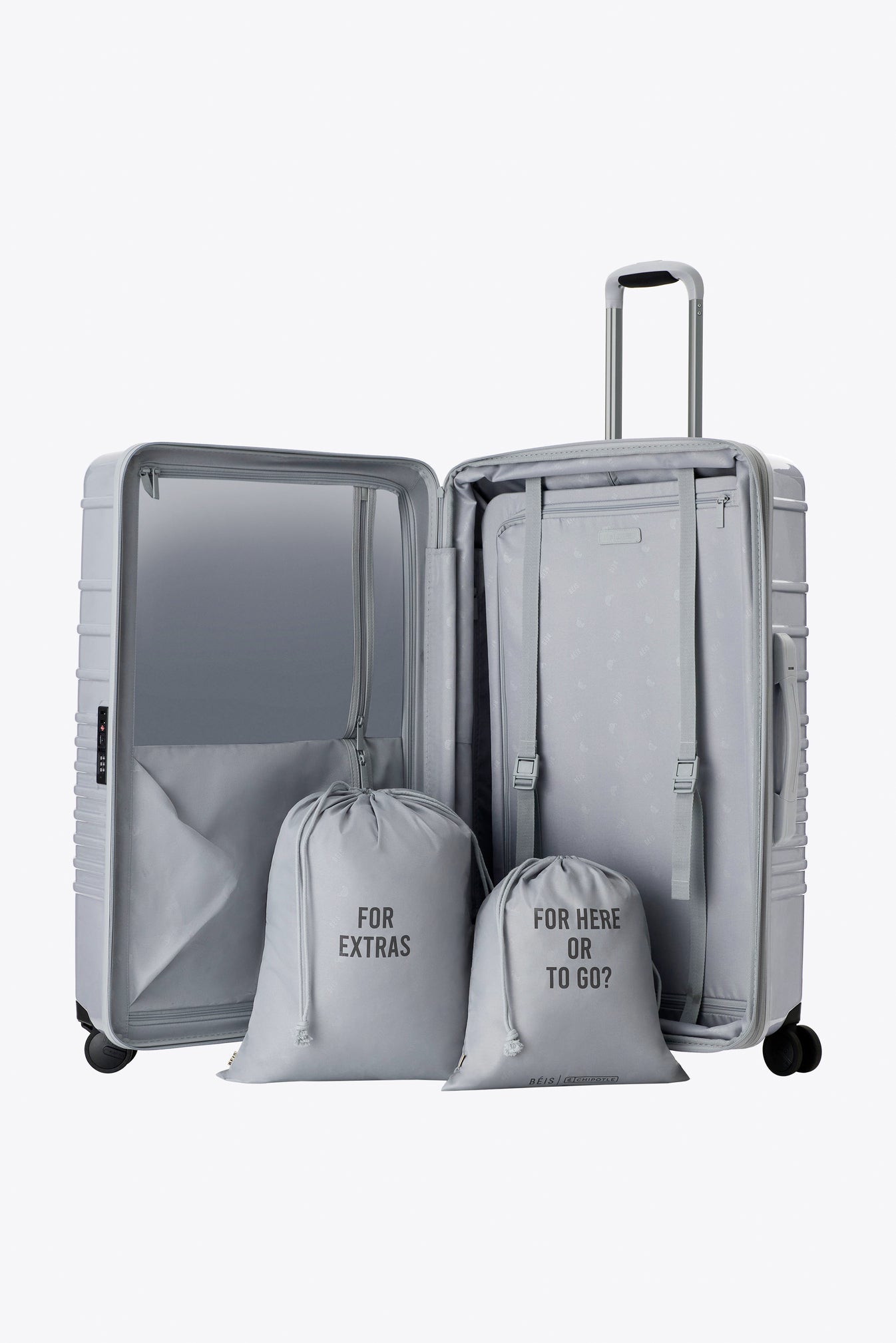 BÉIS x Chipotle 'The Large Check-In Roller' in Glossy Foil - Large ...