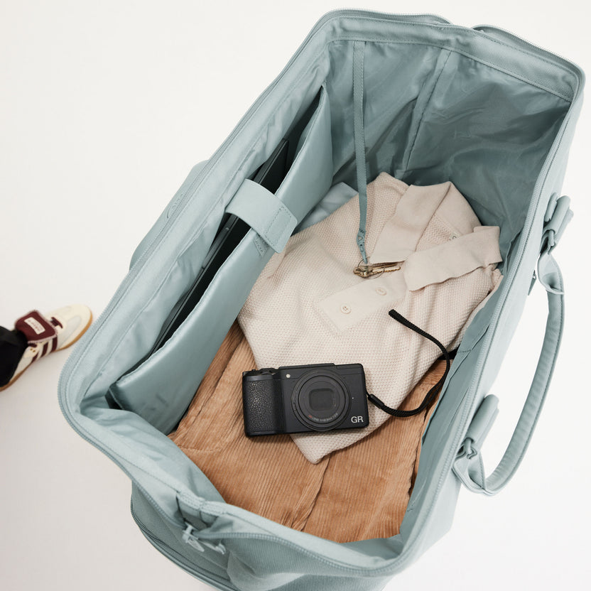 BÉIS 'The Mini Weekender' in Maple - Small Brown Overnight & Weekend Bag