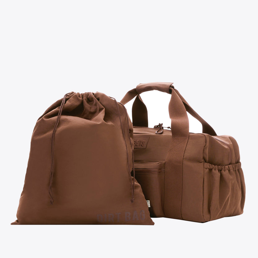 BÉIS 'The Sport Duffle Backpack' in Black - Black Gym Duffle Backpack Bag