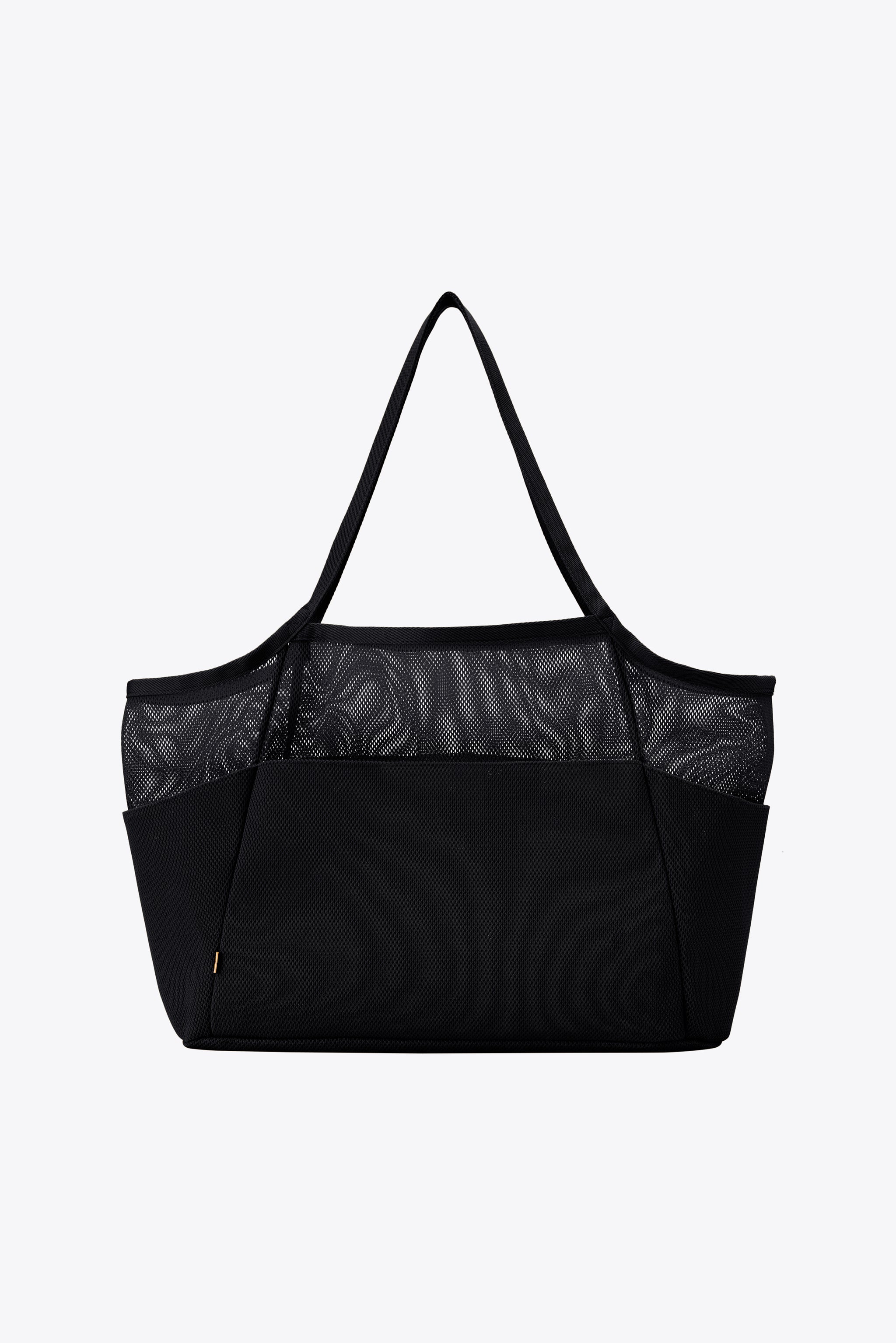 BÉIS 'The Mesh Beach Tote' in Black - Mesh Beach Bag & Beach Tote Bag ...