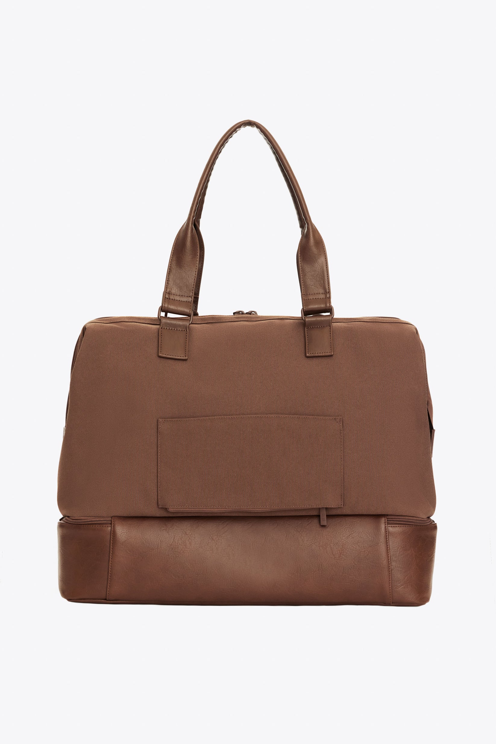 BÉIS 'The Weekender' in Maple - Brown Weekend Bag & Overnight Travel Bag
