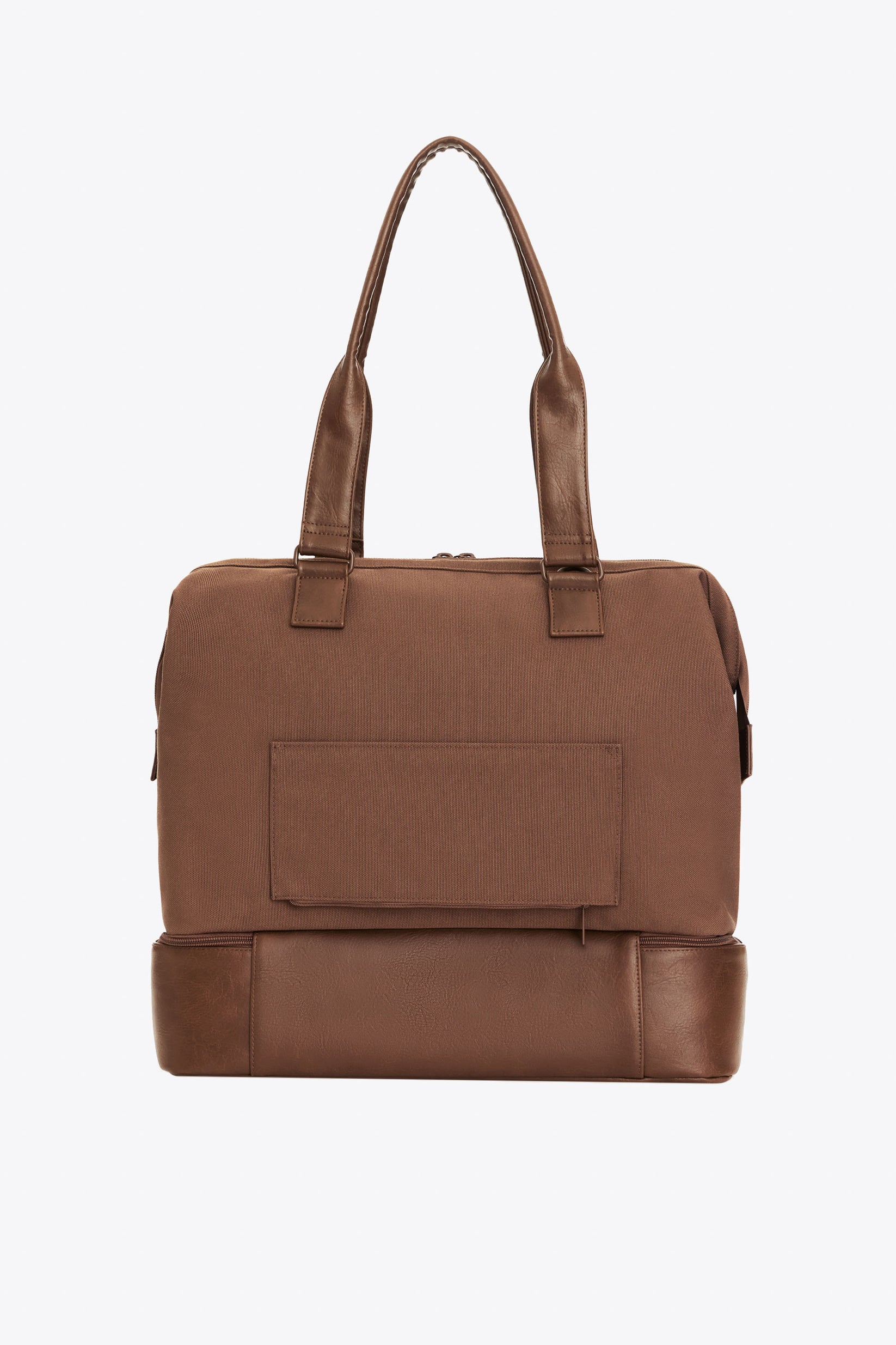 BÉIS 'The Mini Weekender' in Maple - Small Brown Overnight & Weekend Bag