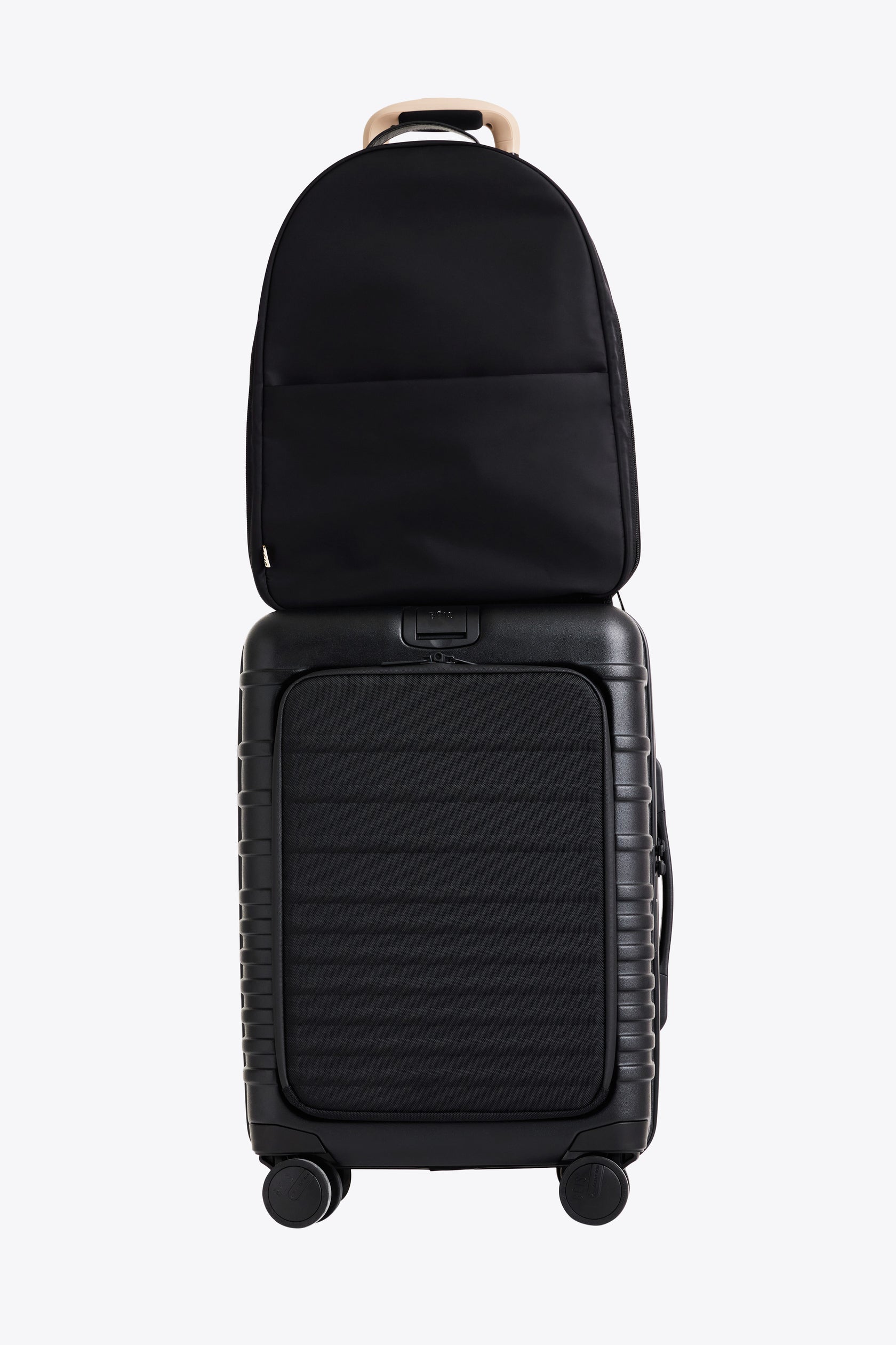 BÉIS 'The Commuter Backpack' In Black - Black Commuting Backpack For Work