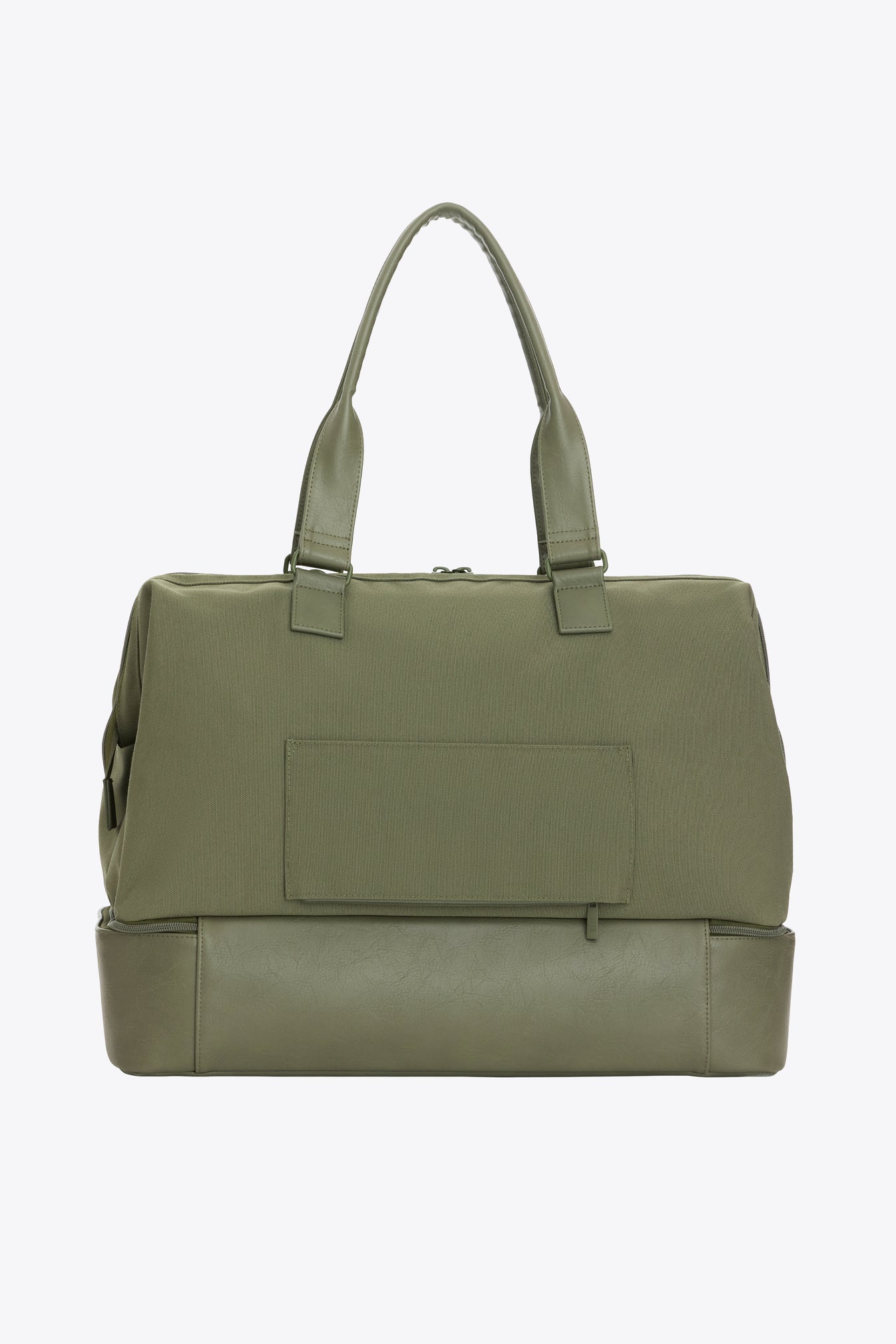 BÉIS 'The Weekender' in Olive - Olive Green Duffle Bag & Weekend Bag