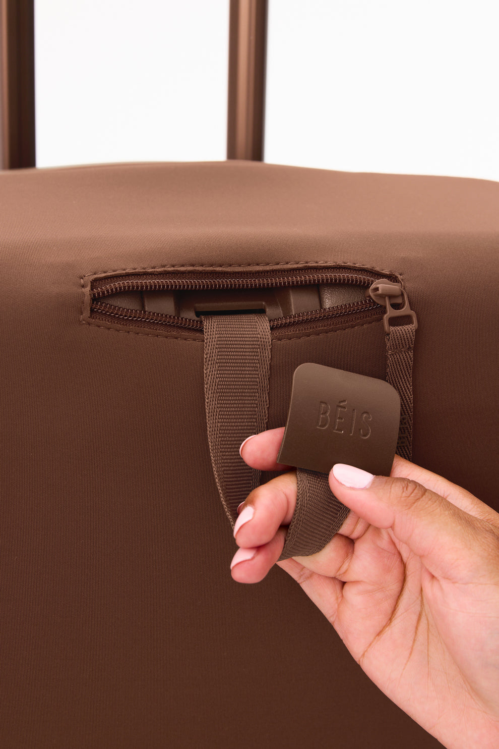 BÉIS 'The Small Carry-On Luggage Cover' in Maple - Brown Small Carry-On ...