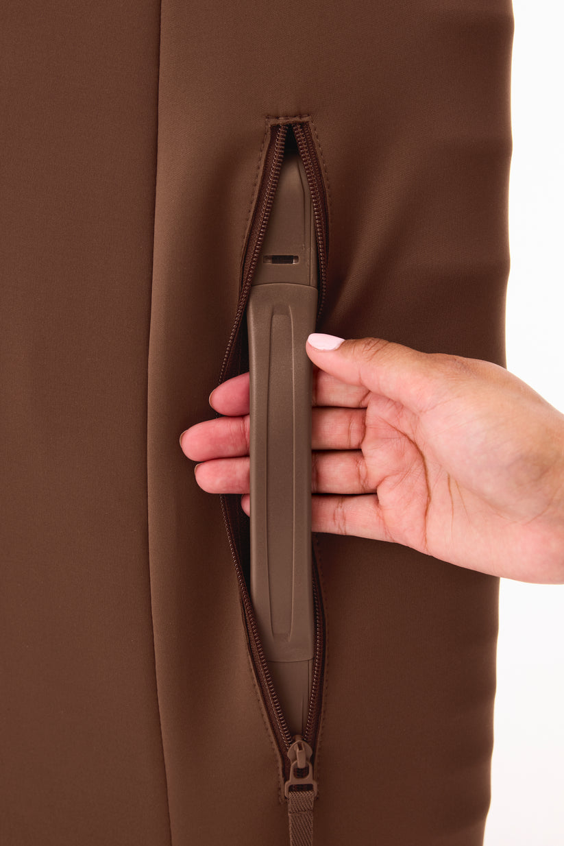 BÉIS 'The Carry-On Luggage Cover' in Maple - Brown Carry-On Luggage ...