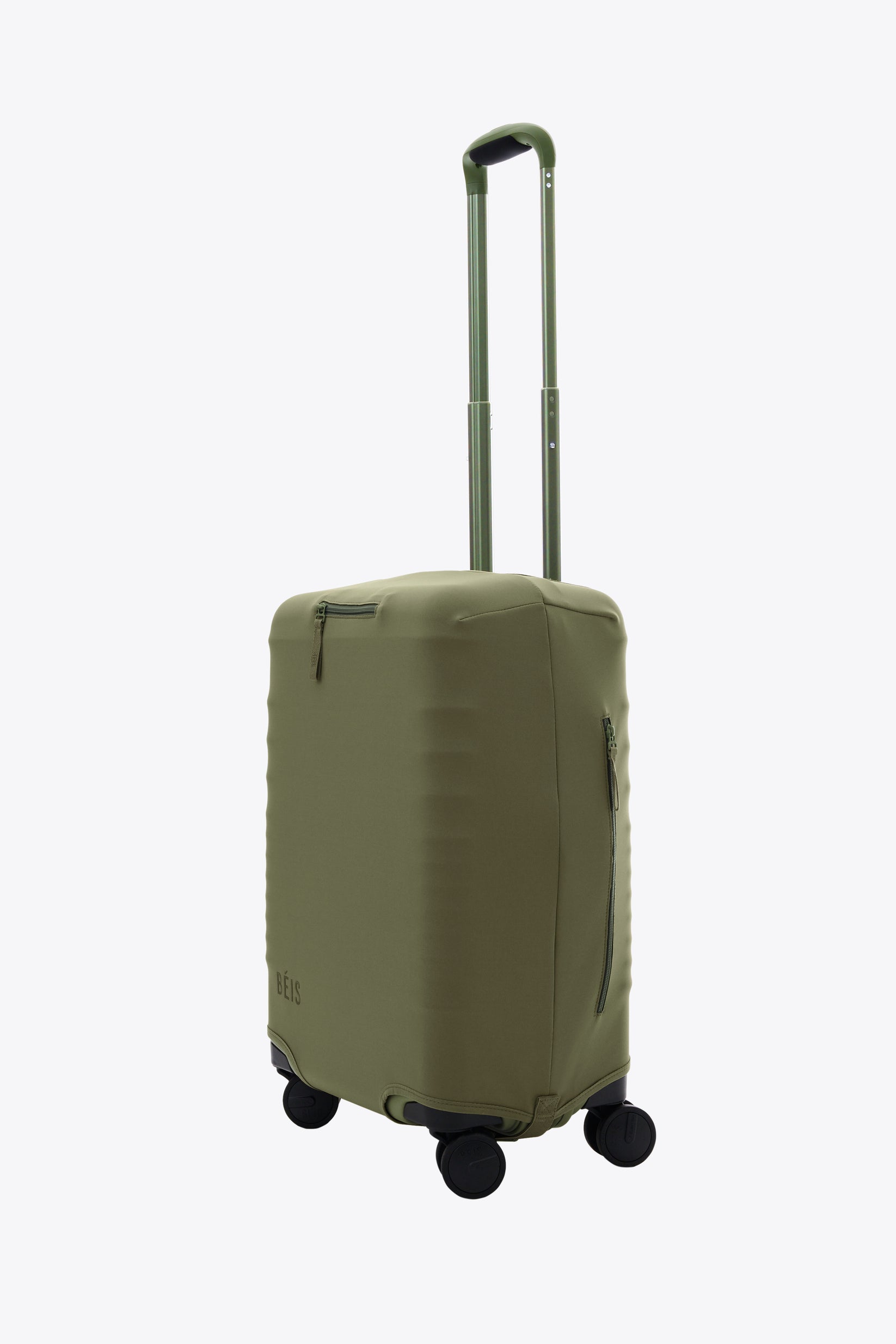 BÉIS 'The Carry-On Luggage Cover' in Olive - Green Carry-On Luggage ...