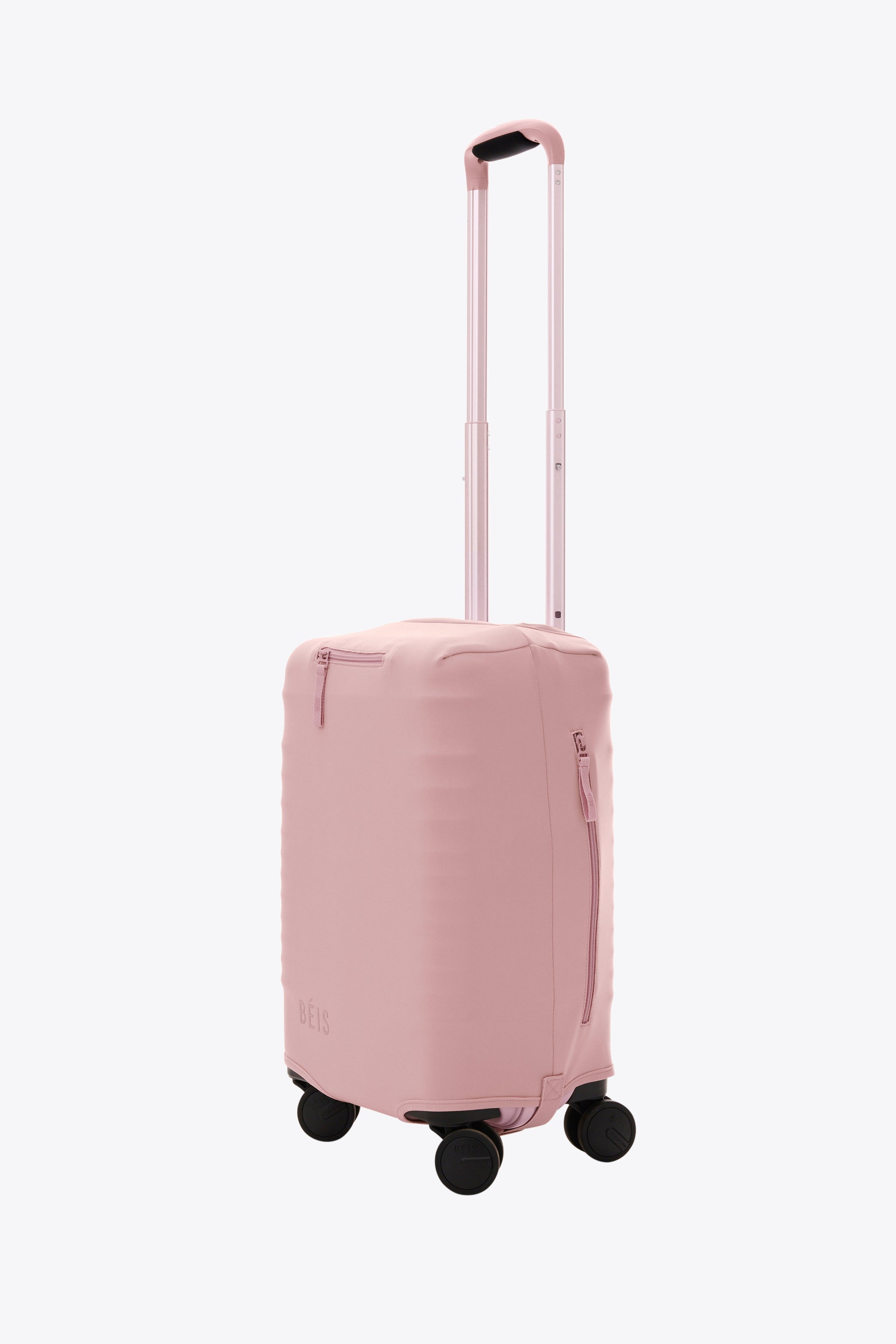 BÉIS 'The Small Carry-On Luggage Cover' in Atlas Pink - Pink Small ...