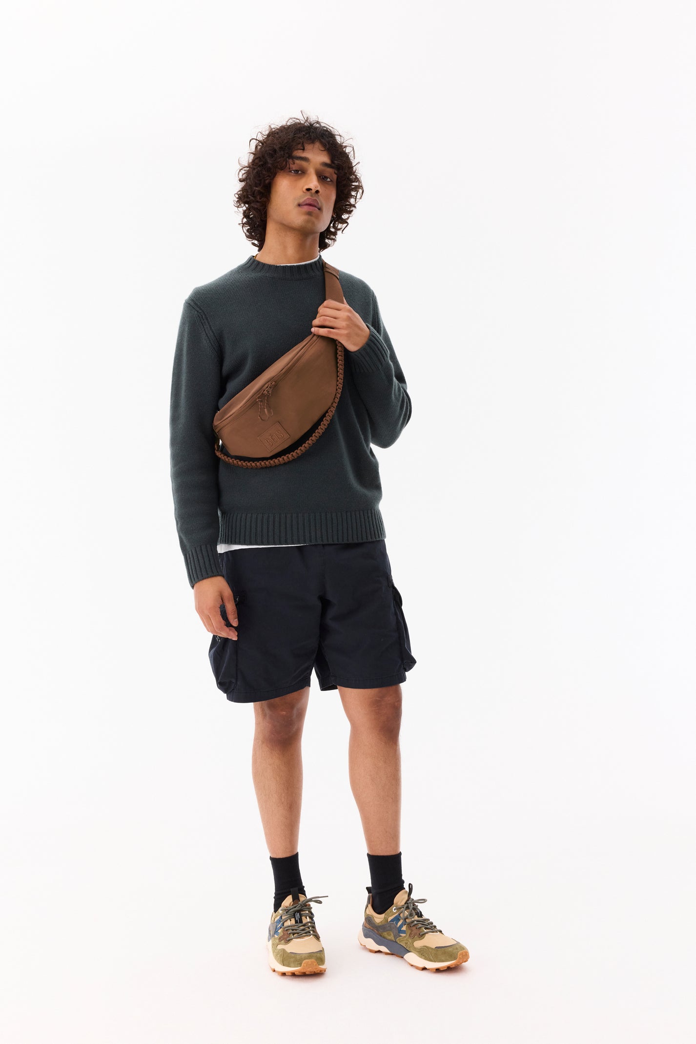 BÉIS 'The Sport Pack' in Maple - Brown Crossbody Fanny Pack & Sling Bag