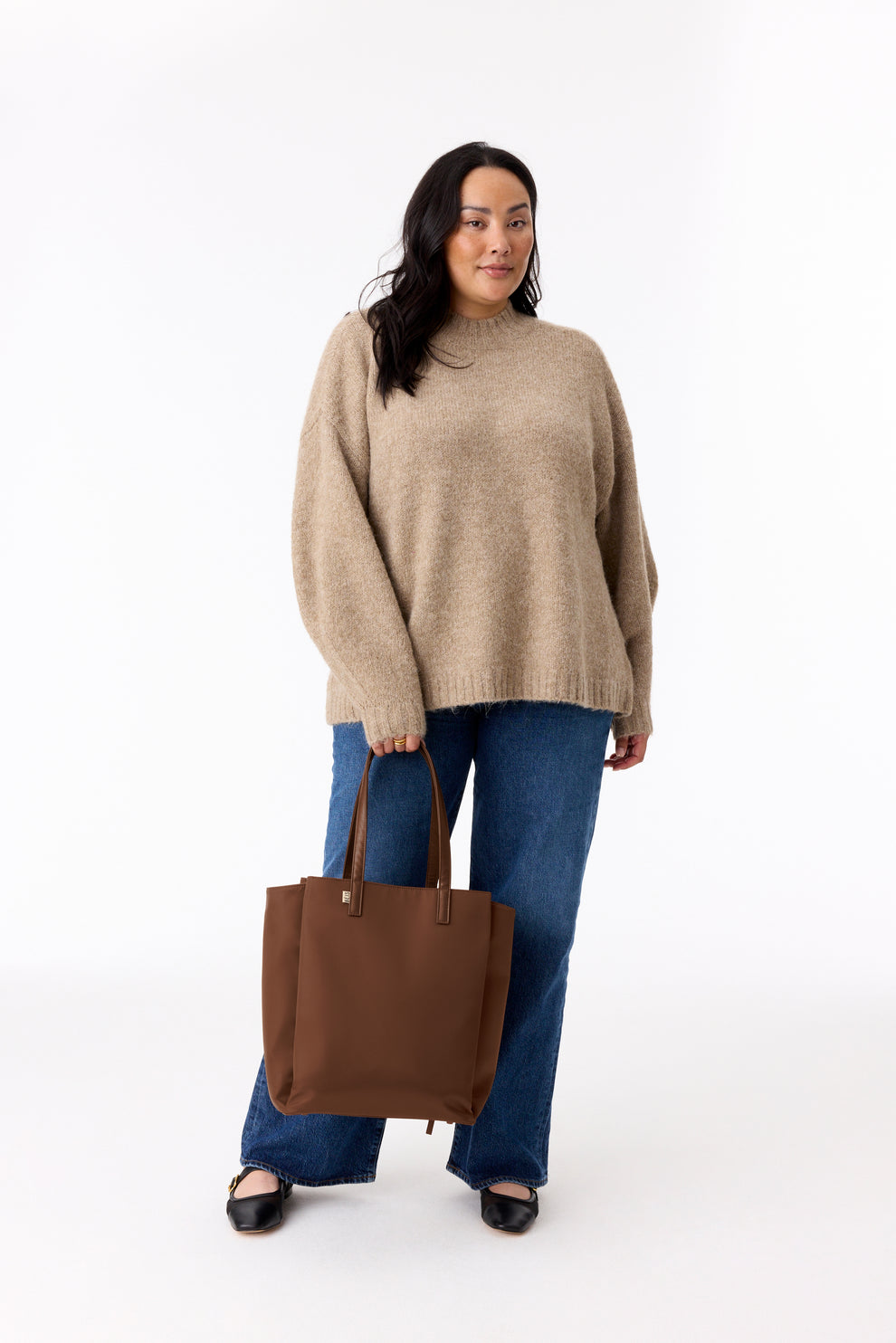 BÉIS 'The Commuter Tote' in Maple - Brown Commuter Tote For Work & Travel