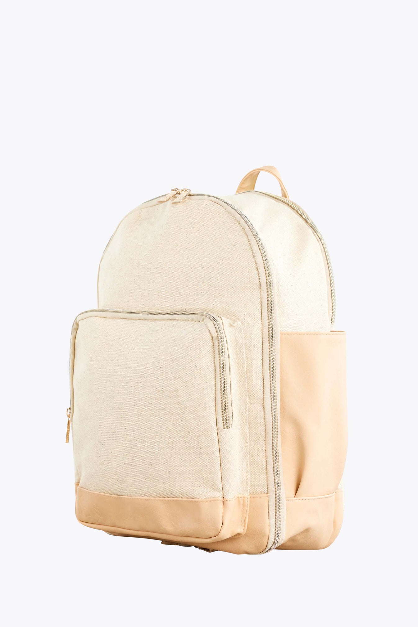 BÉIS 'The Backpack' in Beige - Beige Carry-On Travel Backpack & Laptop ...