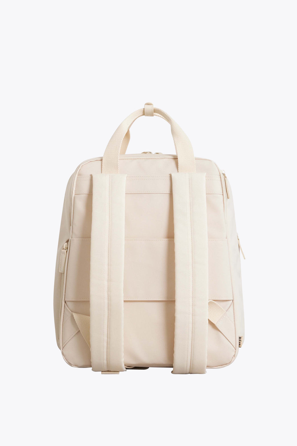 BÉIS 'The Expandable Backpack' in Beige - Expandable Travel Backpacks