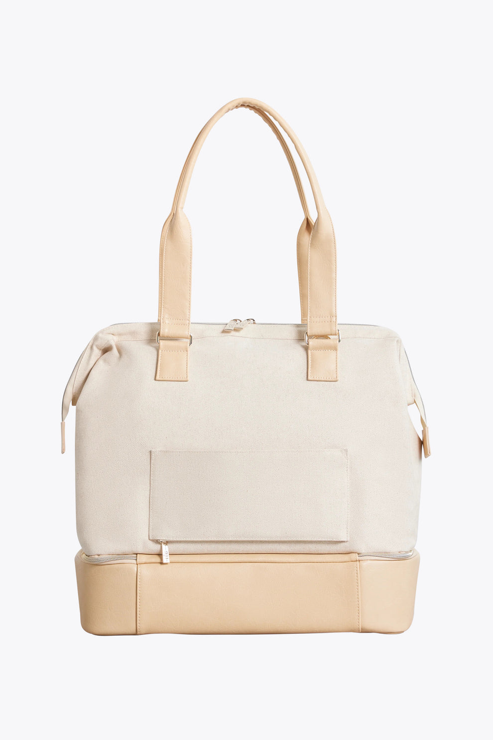 BÉIS 'The Mini Weekender' In Beige - Small Beige Weekender Bag & Travel ...