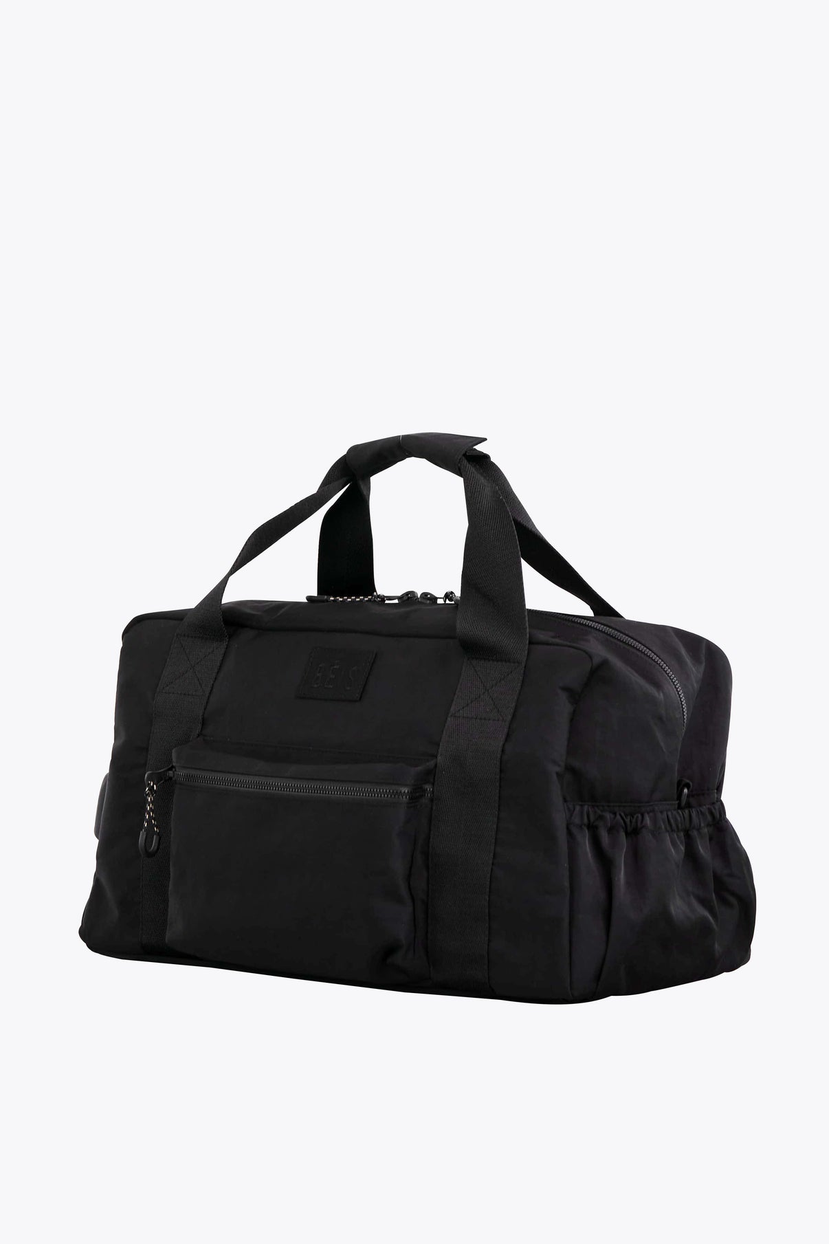 BÉIS 'The Sport Duffle Backpack' in Black - Black Gym Duffle Backpack Bag