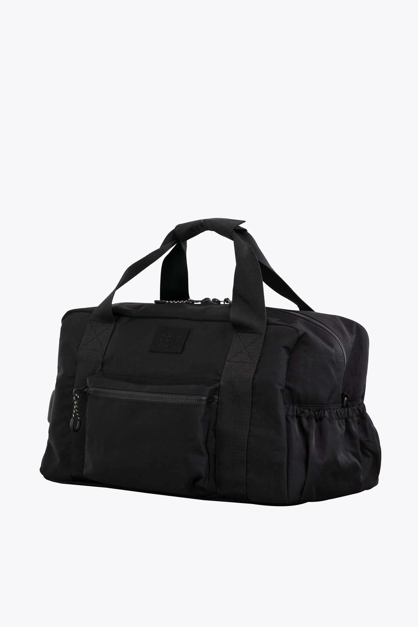 BÉIS 'The Sport Duffle Backpack' in Black - Black Gym Duffle Backpack Bag