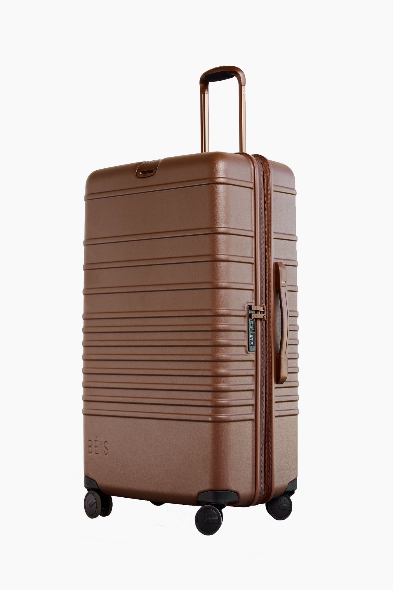 BÉIS 'The Large Check-In Roller' in Maple - Brown 29 inch Checked ...