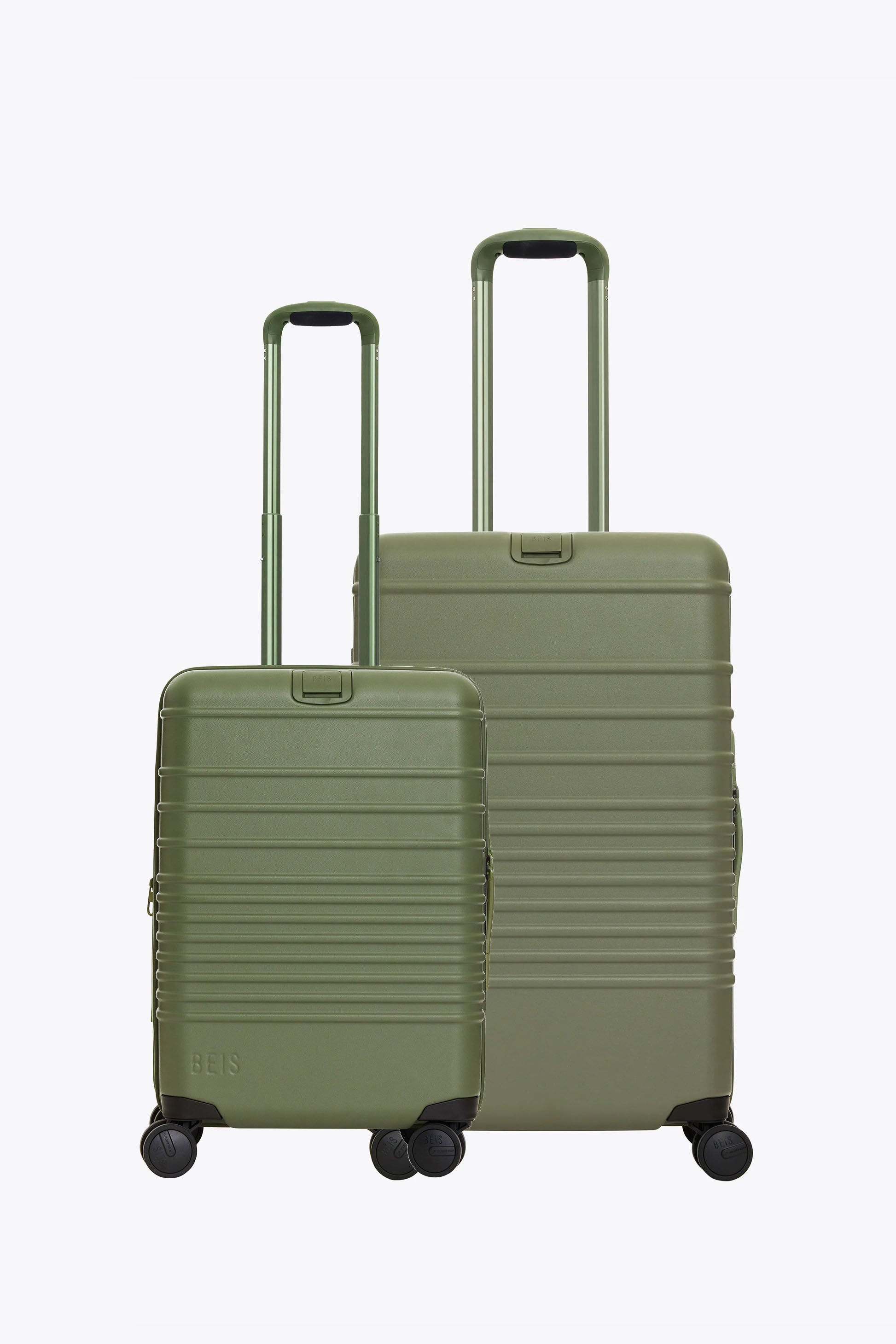 BÉIS 'The Medium Luggage Starter Set' in Olive - 21" Carry-on Roller ...