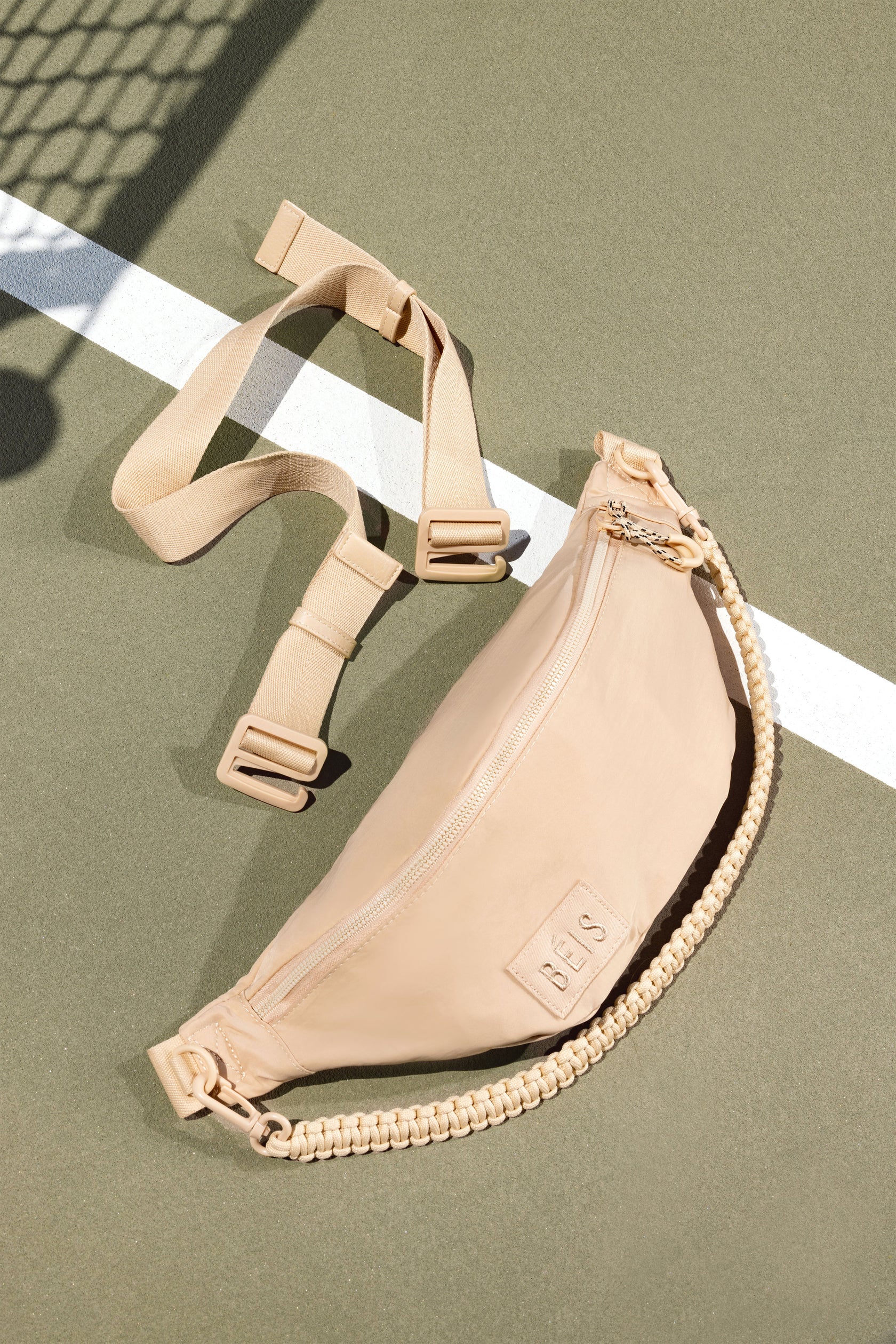 BÉIS 'The Sport Pack' in Beige - Athletic Fanny Pack For Sports