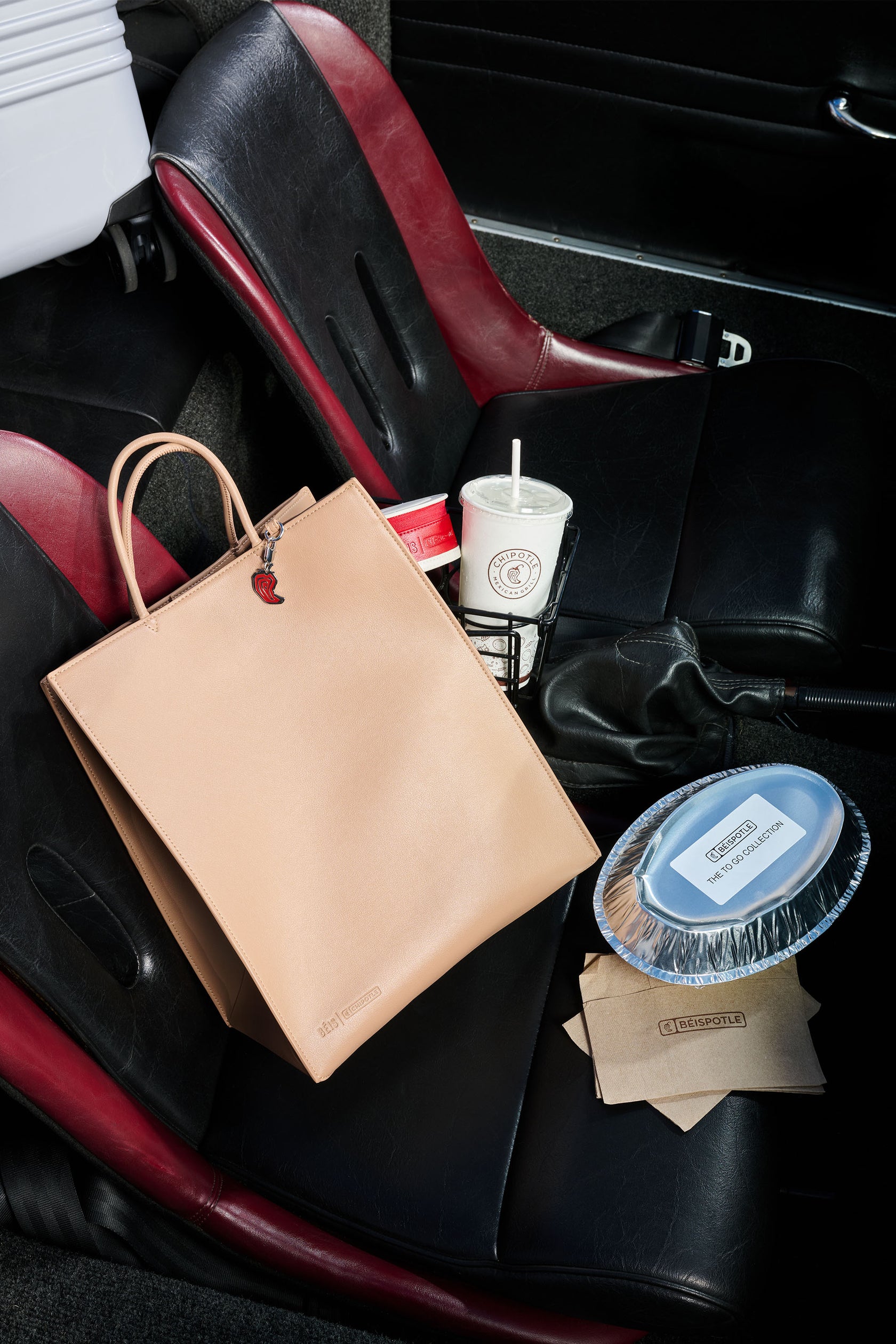BÉIS x Chipotle 'The Take Out Bag' in Brown