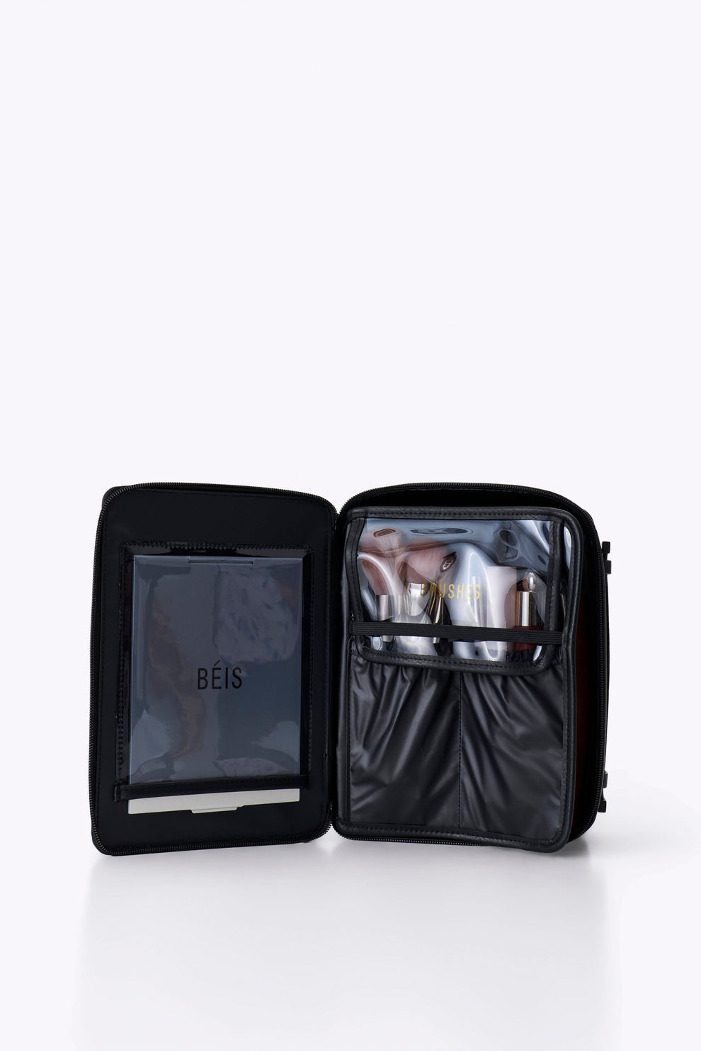 BÉIS 'The Cosmetic Case' in Black - Makeup Organizer & Makeup Travel Case