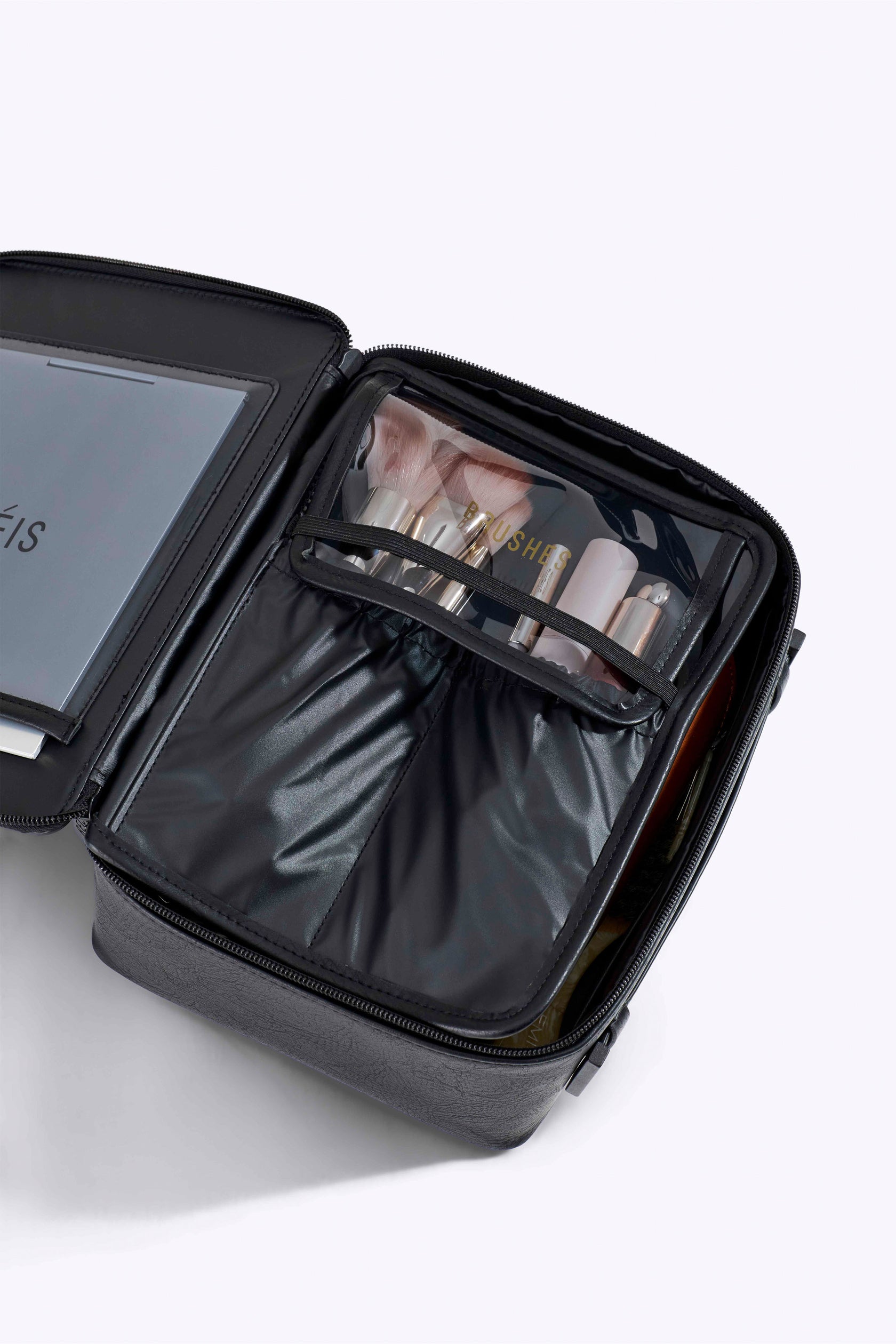 BÉIS 'The Cosmetic Case' in Black - Makeup Organizer & Makeup Travel Case
