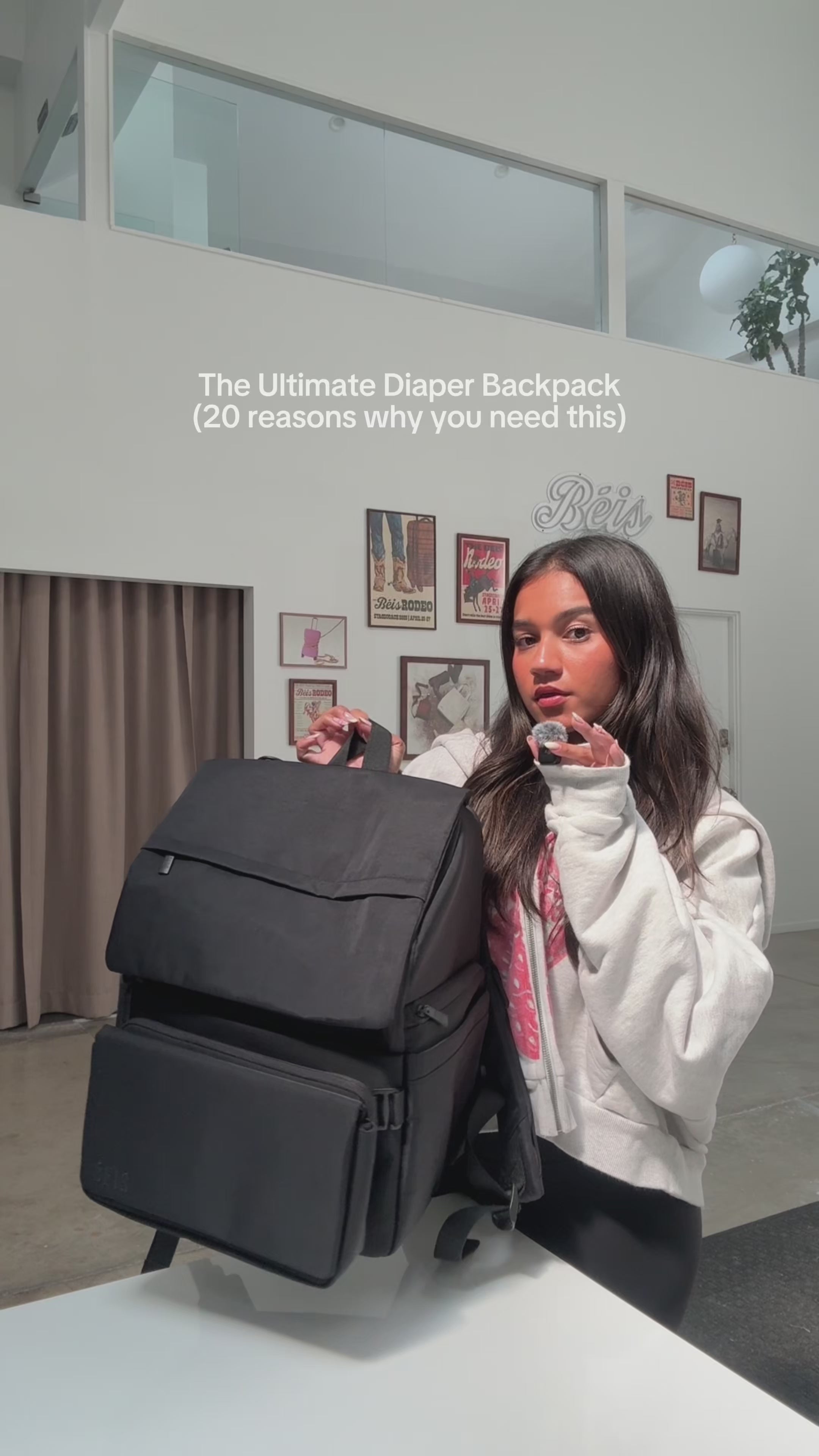BÉIS 'The Ultimate Diaper Backpack' in Black - Best Backpack Diaper Bag ...