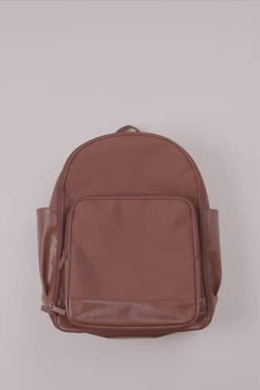 BÉIS 'The Backpack' in Maple - Brown Laptop Backpack for Work & Travel ...