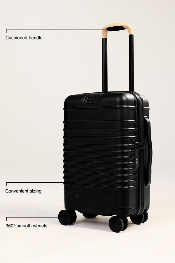 BÉIS 'The Small Carry-On Roller' in Black - Black Small Carry-On ...