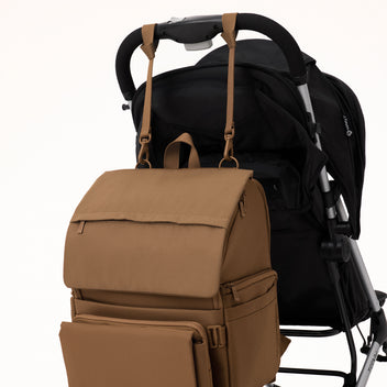 BÉIS 'The Ultimate Diaper Backpack' in Camel - Diaper Bag Backpack in ...